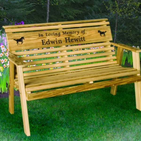 4' Rollback Personalized Bench | Personalized Memorial Bench
