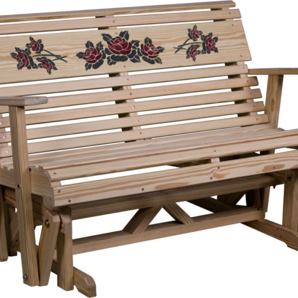 4' Rollback Rose Glider | Furniture Gliders