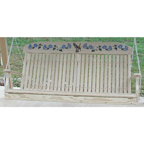 6' Hummingbird Swing | Wooden Backyard Swing For Sale