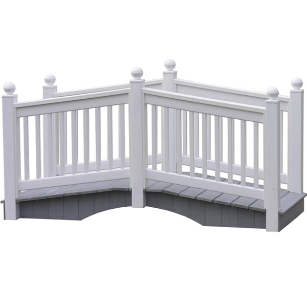 8' Bridges | Outdoor Garden Bridges | Poly Outdoor Bridge