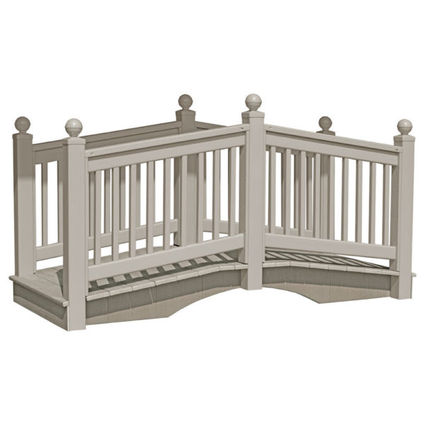 8' Bridges | Outdoor Garden Bridges | Poly Outdoor Bridge
