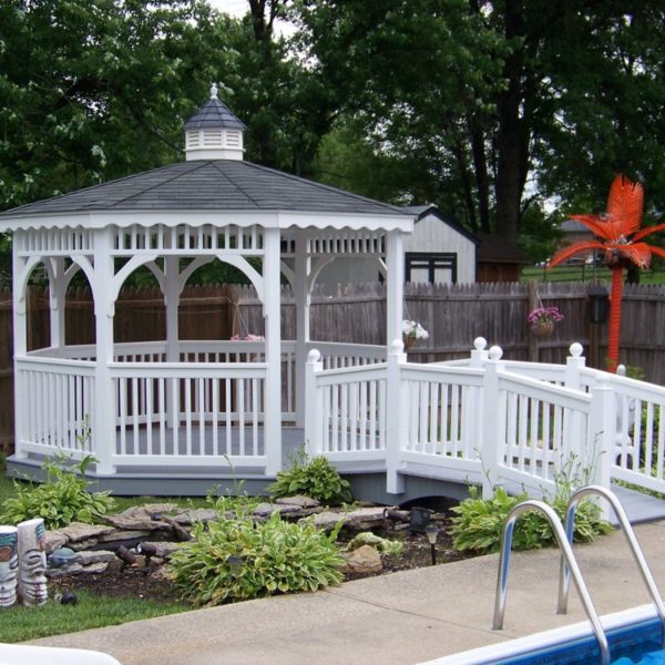 Gazebo 24 Wood Stained Gazebo | Wood Gazebo