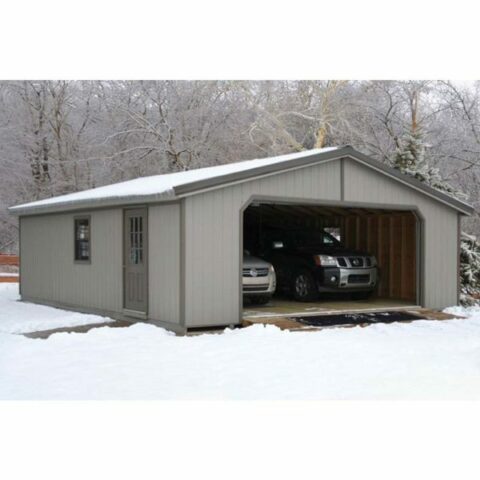 24' x 28' Double-Wide Garage - Hartville Outdoor Products