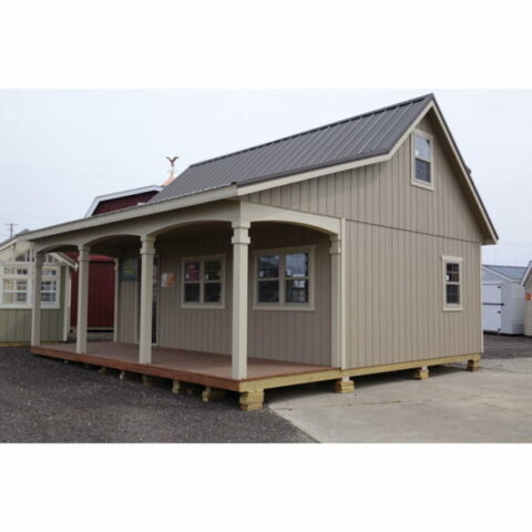 16x24 2-Story Cabin - Hartville Outdoor Products - Build a Cabin