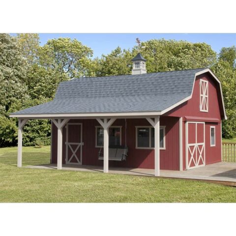 20' x 24' 8' Sidewall Barn - Hartville Outdoor Products