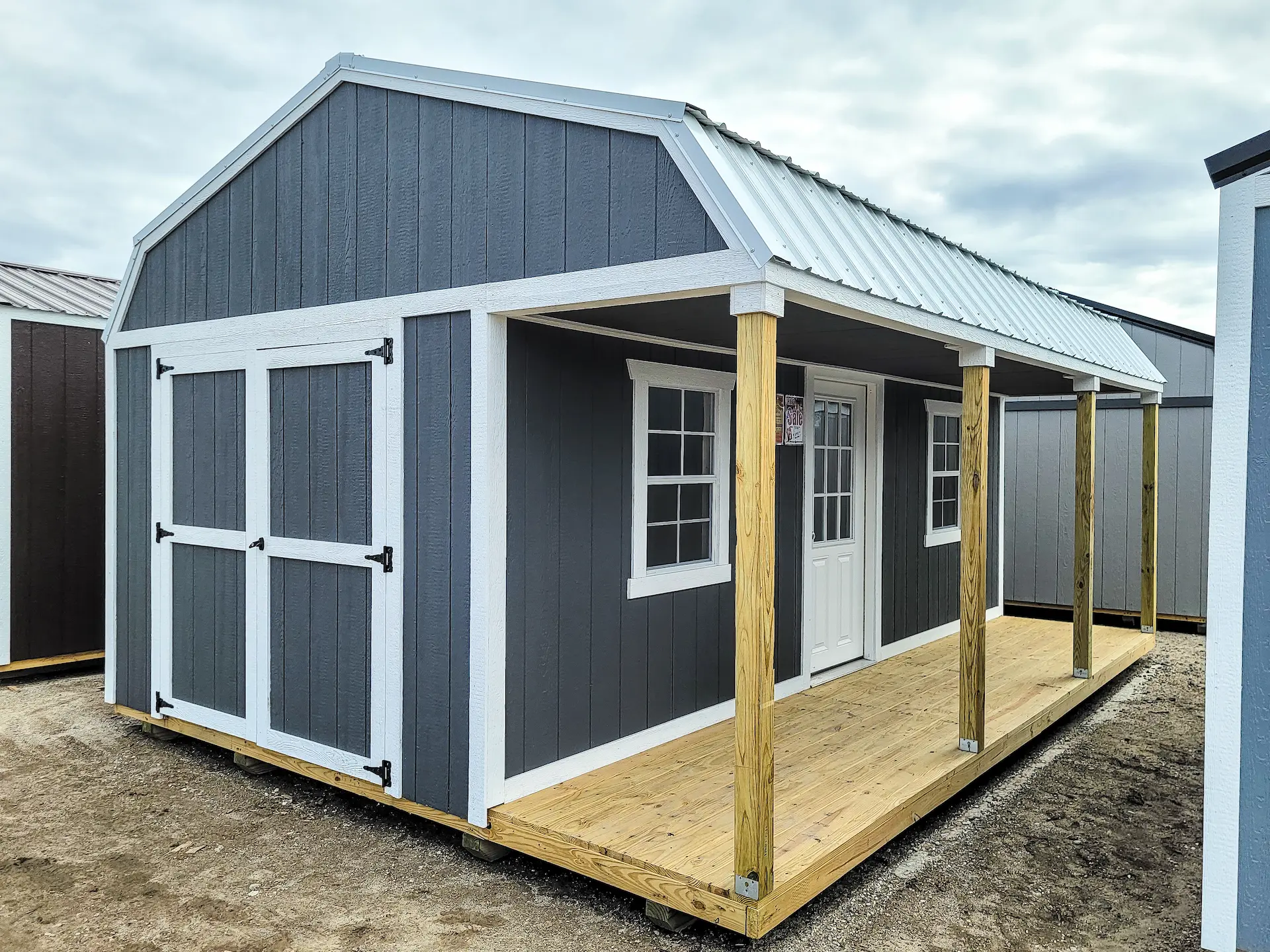 10 X 20 Signature Porch Lofted Shed 10x20 Shed With Porch