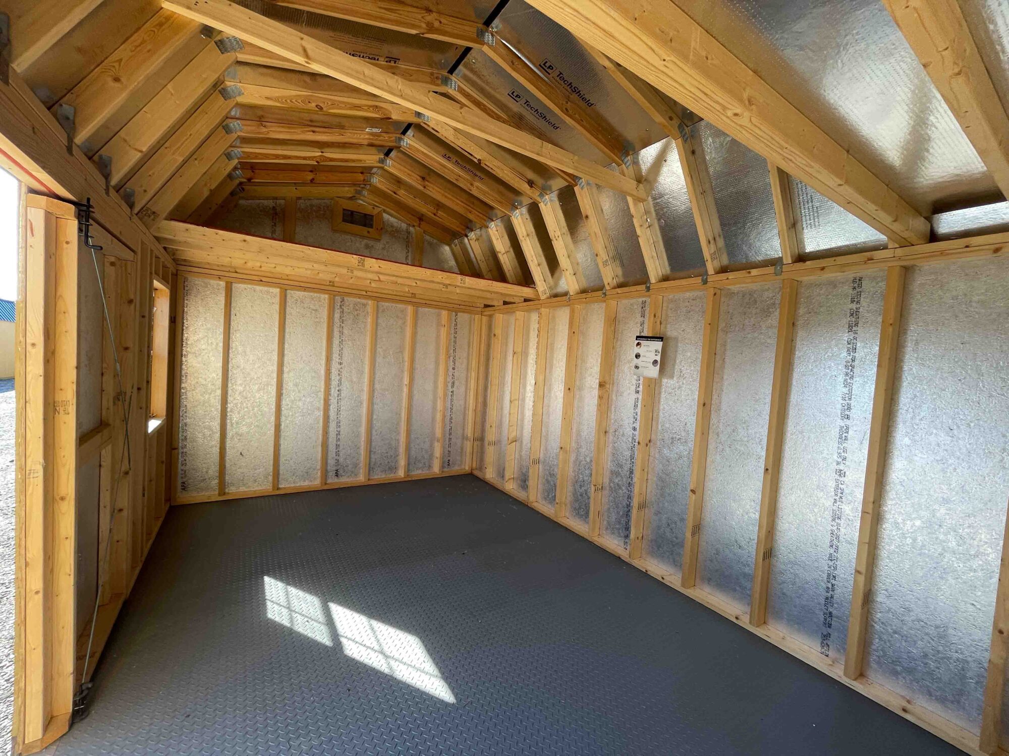 Trimmed Shed | 10x16 Executive Stained Barn