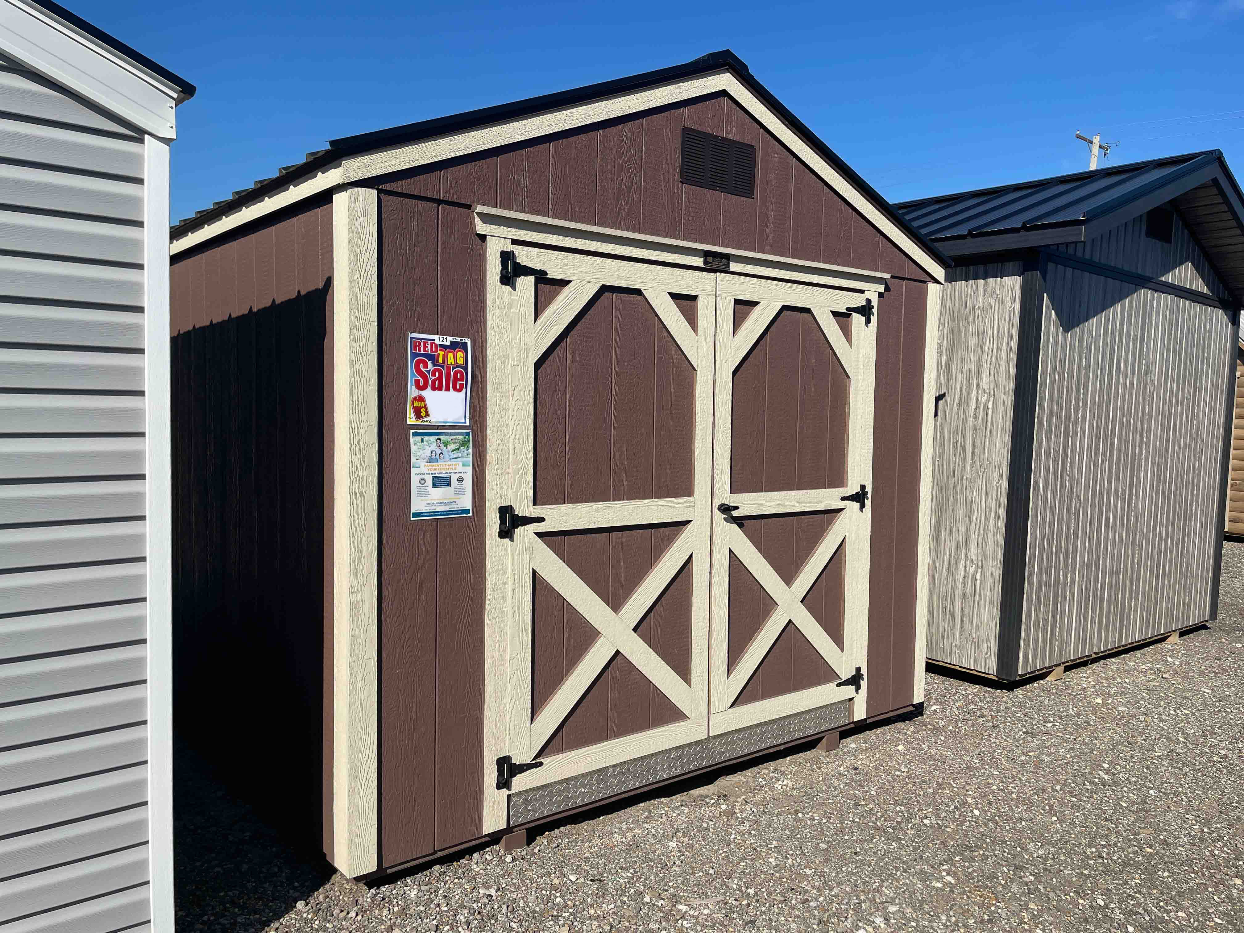 Stained Barn | 10x12 Executive Gable Painted Shed