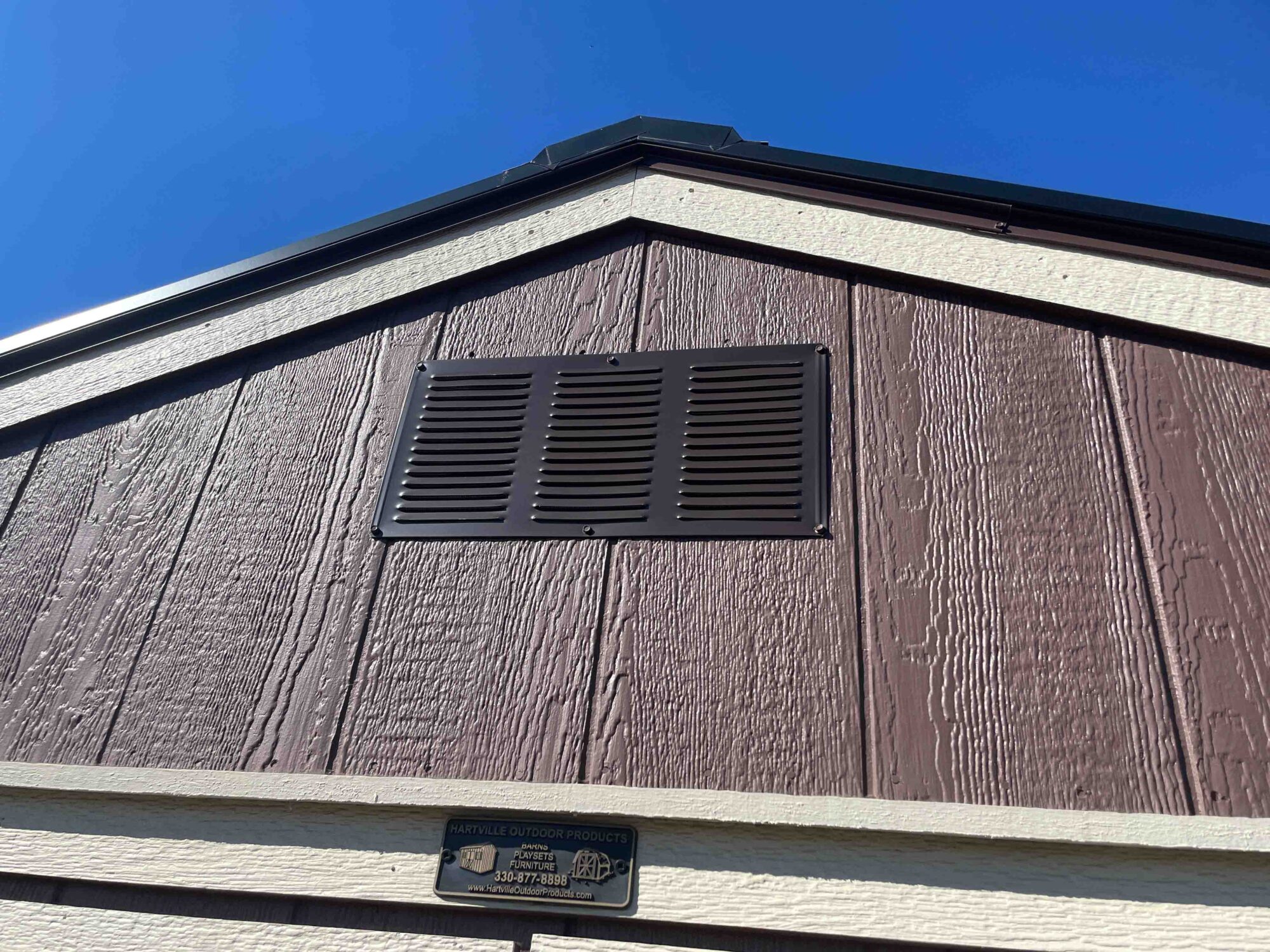 Stained Barn | 10x12 Executive Gable Painted Shed