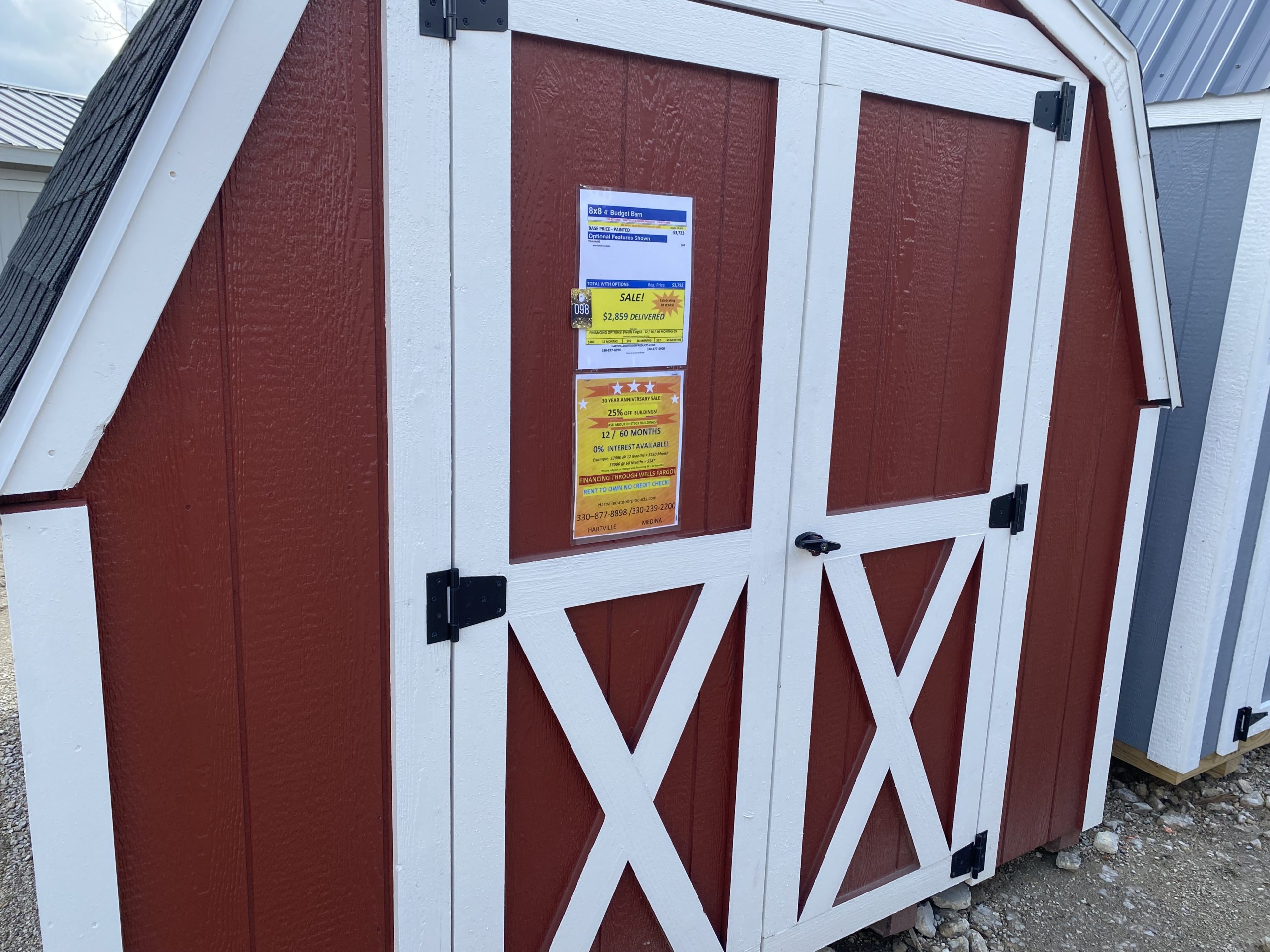 8x8 4' Value Barn | Red Barns | Red Barn