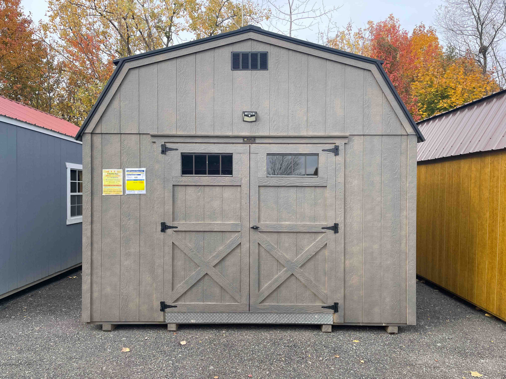 Dark Barn | 12x20 Executive Stained Barn