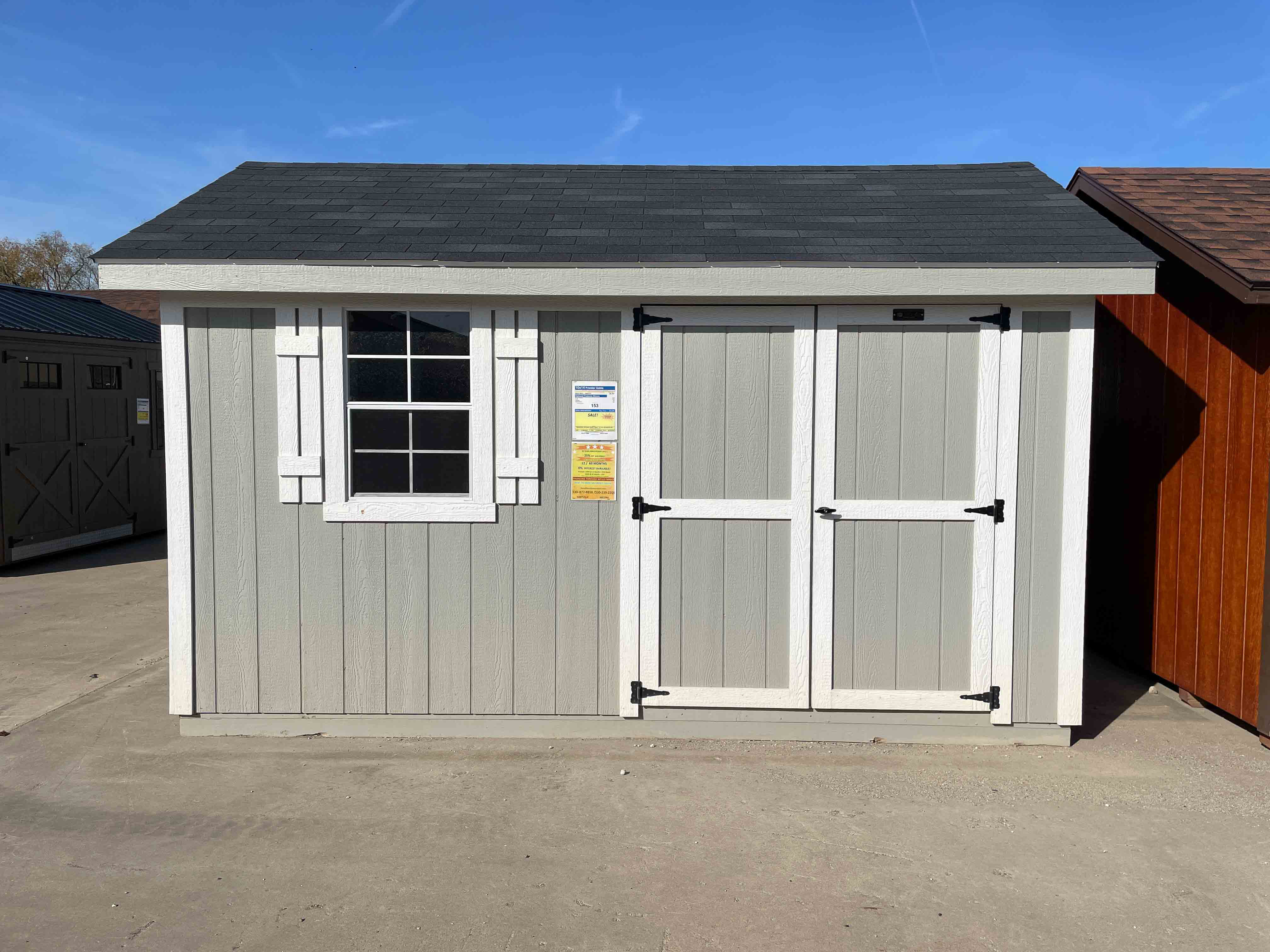 Gable Barn | 10x14 Premier Gable - Hartville Outdoor Products