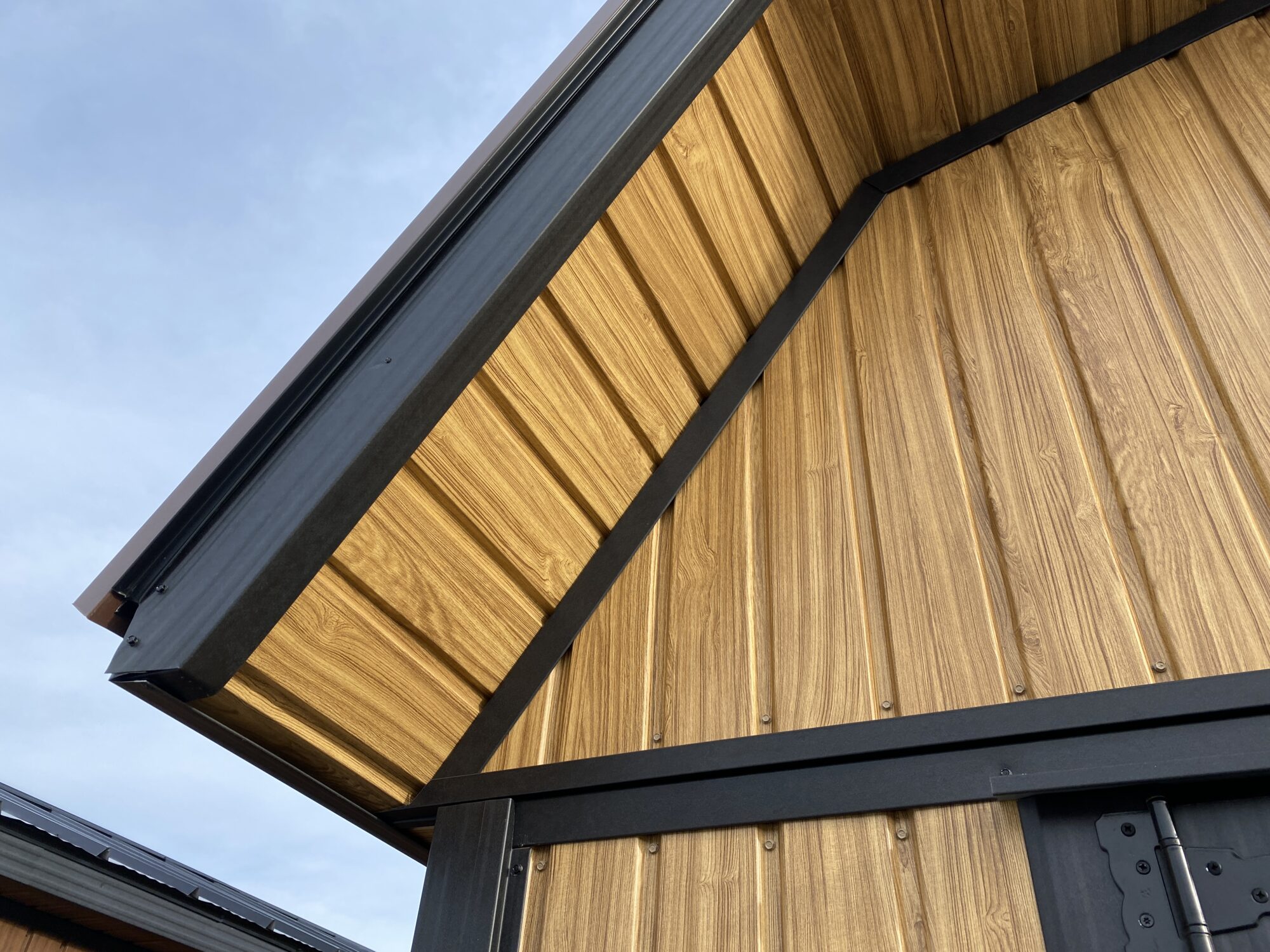 Gable Window | 10x12 Executive Barn | Brown Metal Roof