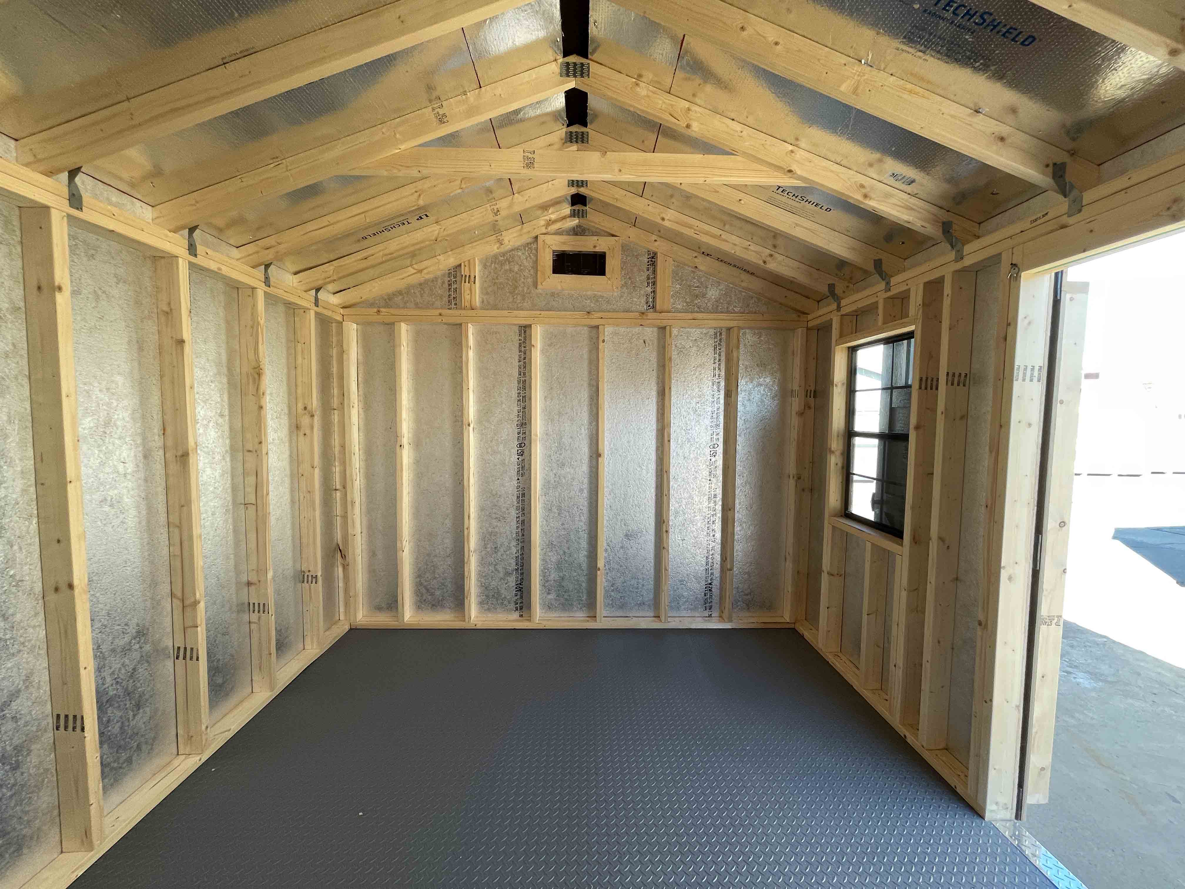 Lodge Shed | 10x12 Executive Stained Barn | Stained Lodge Barn