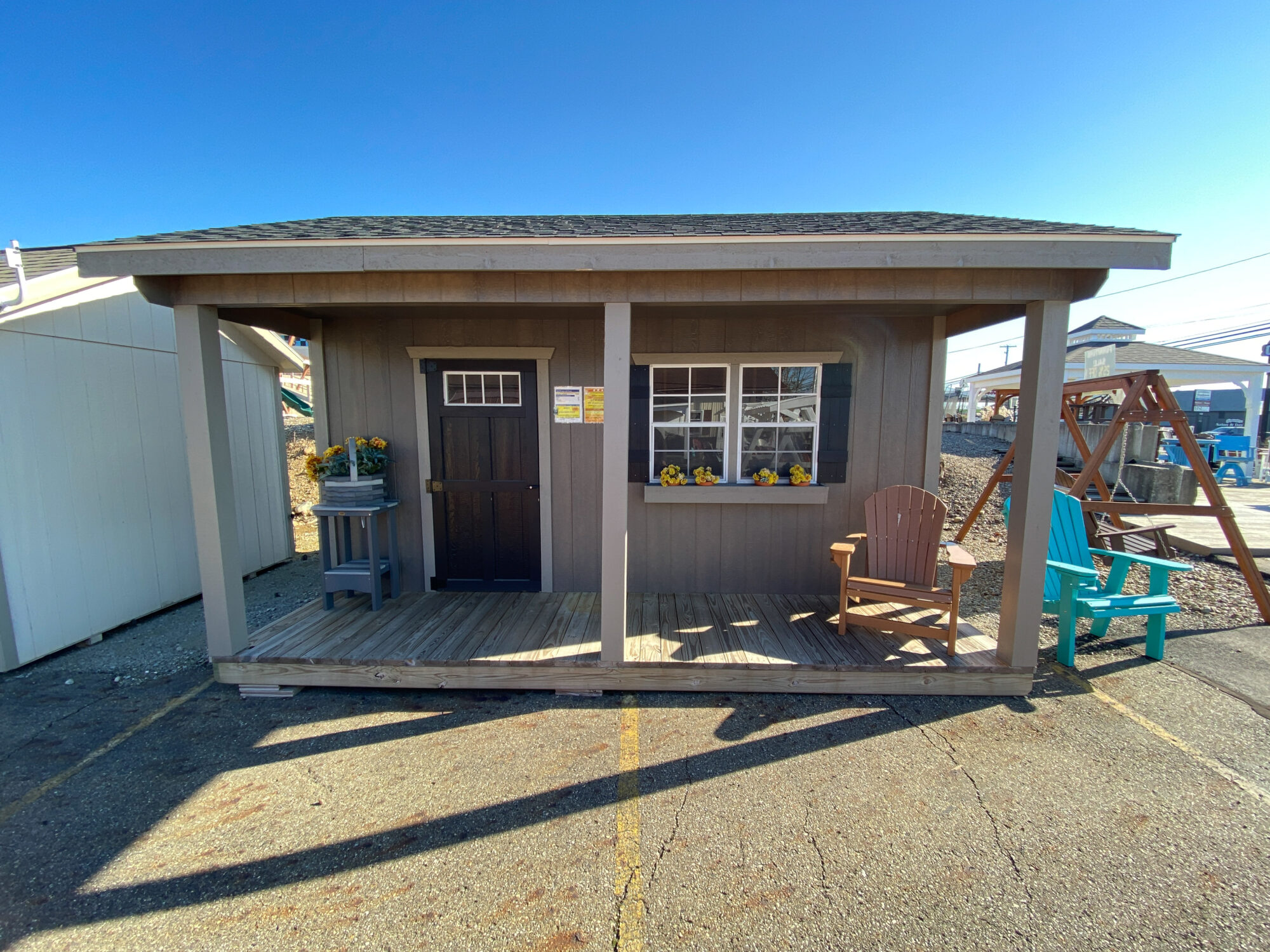 Prefab Porch | 10x16 HOP Porch Cabin | Outdoor Porch
