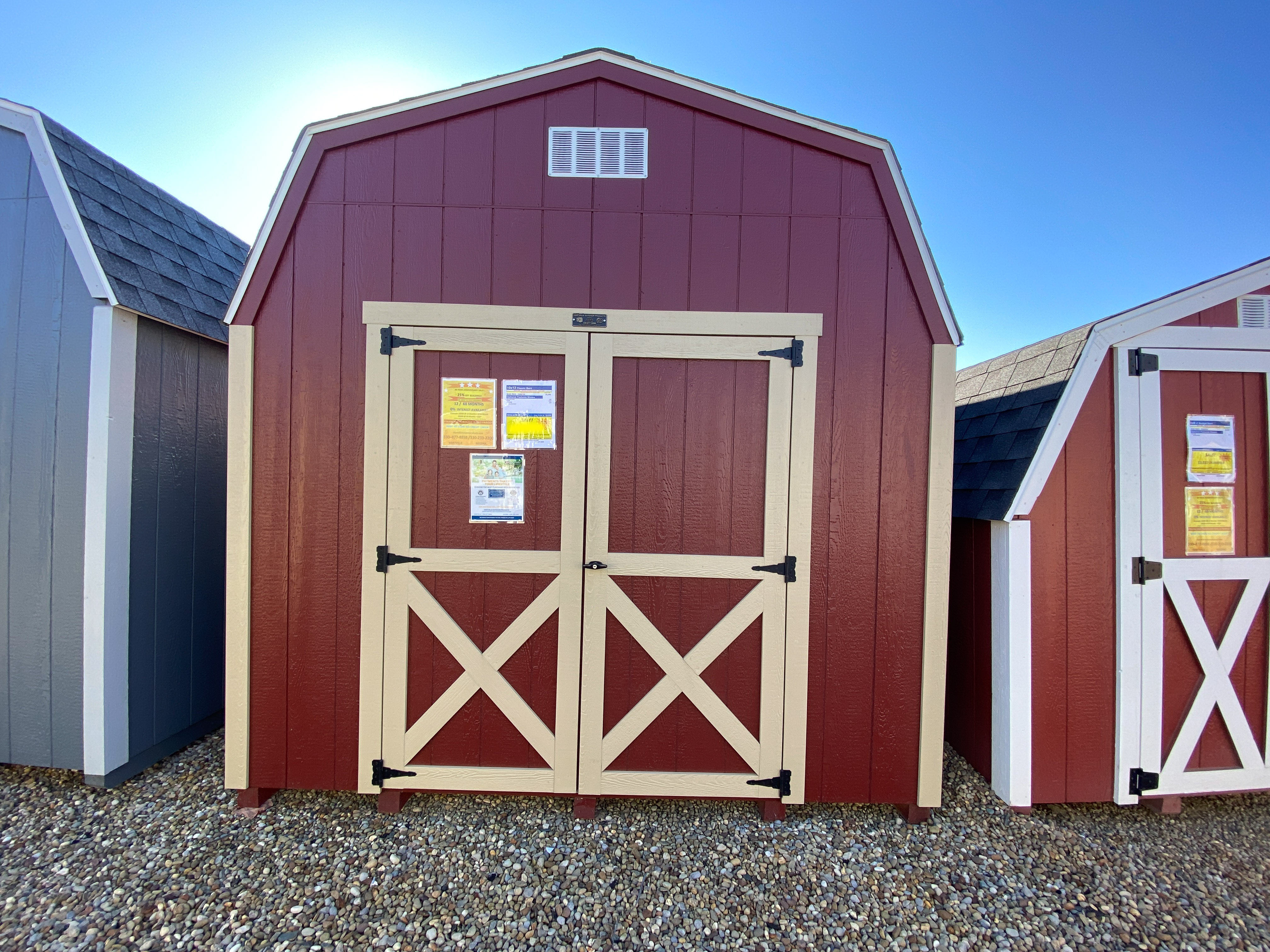 10x12 Classic Barn | Tall Barn | Big Barn | Industrial Barns