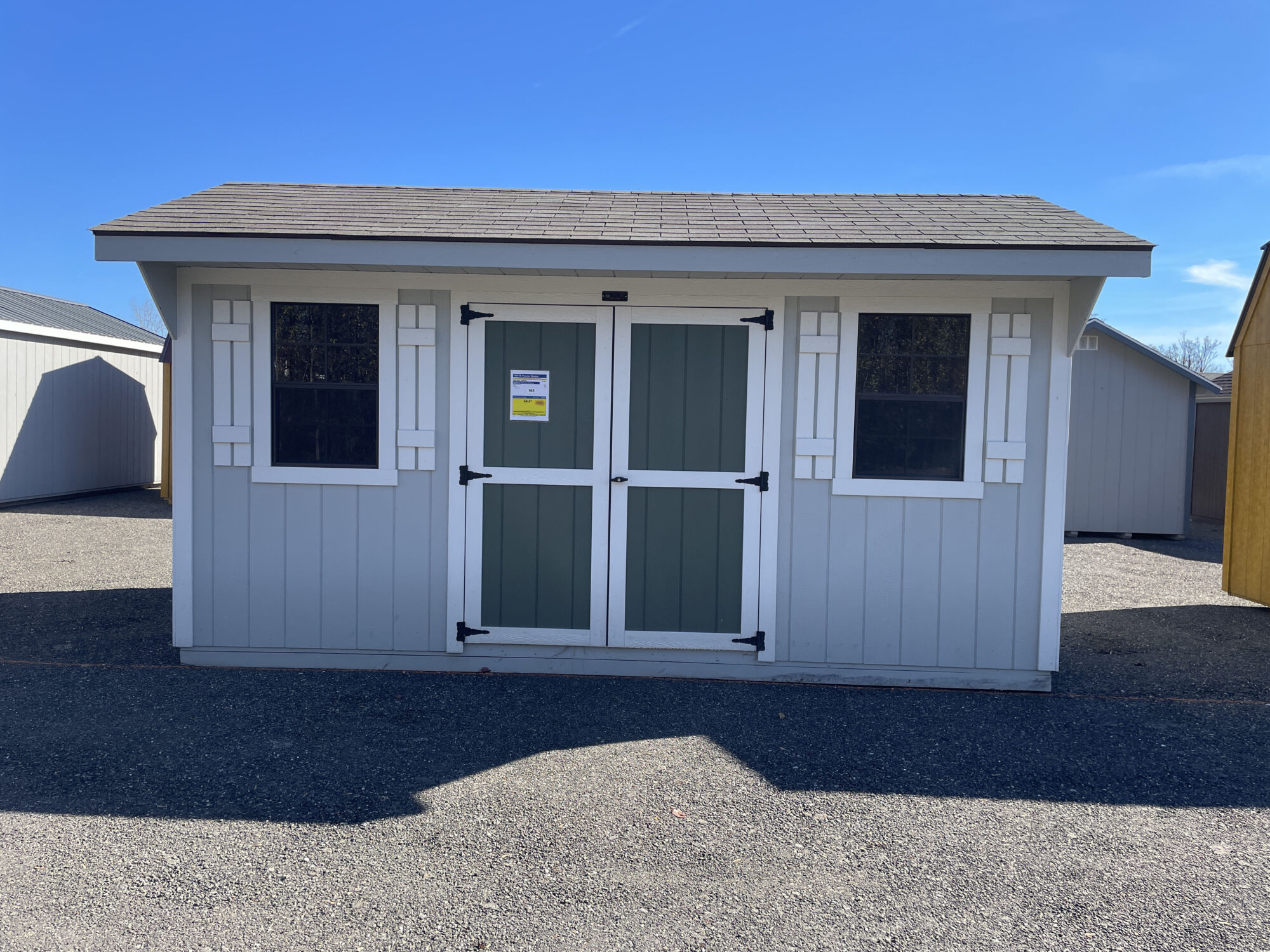 10x16 Premier Quaker Shed | Flat Roof Shed | Shed With Flat Roof