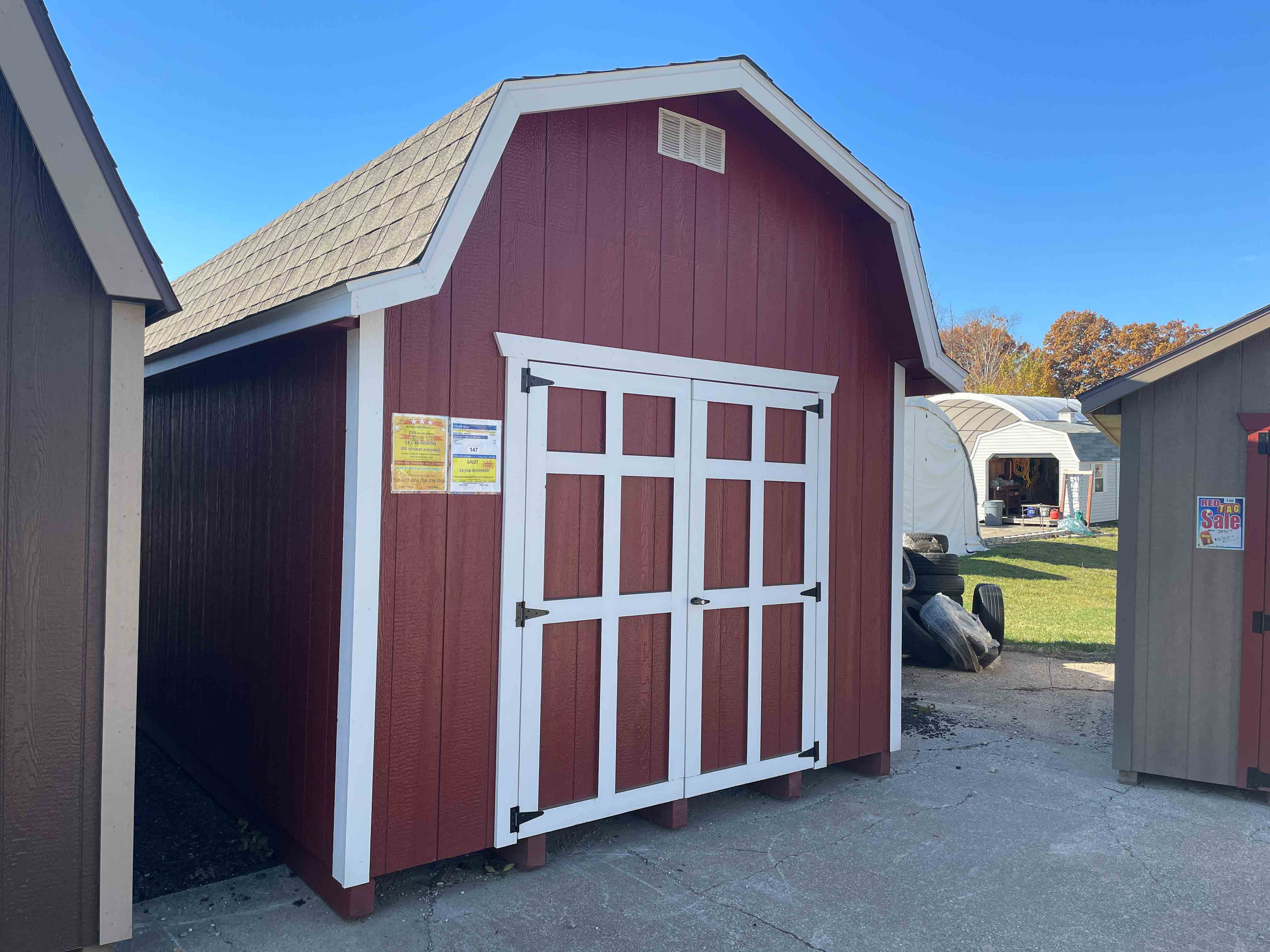 Storage Barn | 10x20 HOP Storage Barn | Red Barn