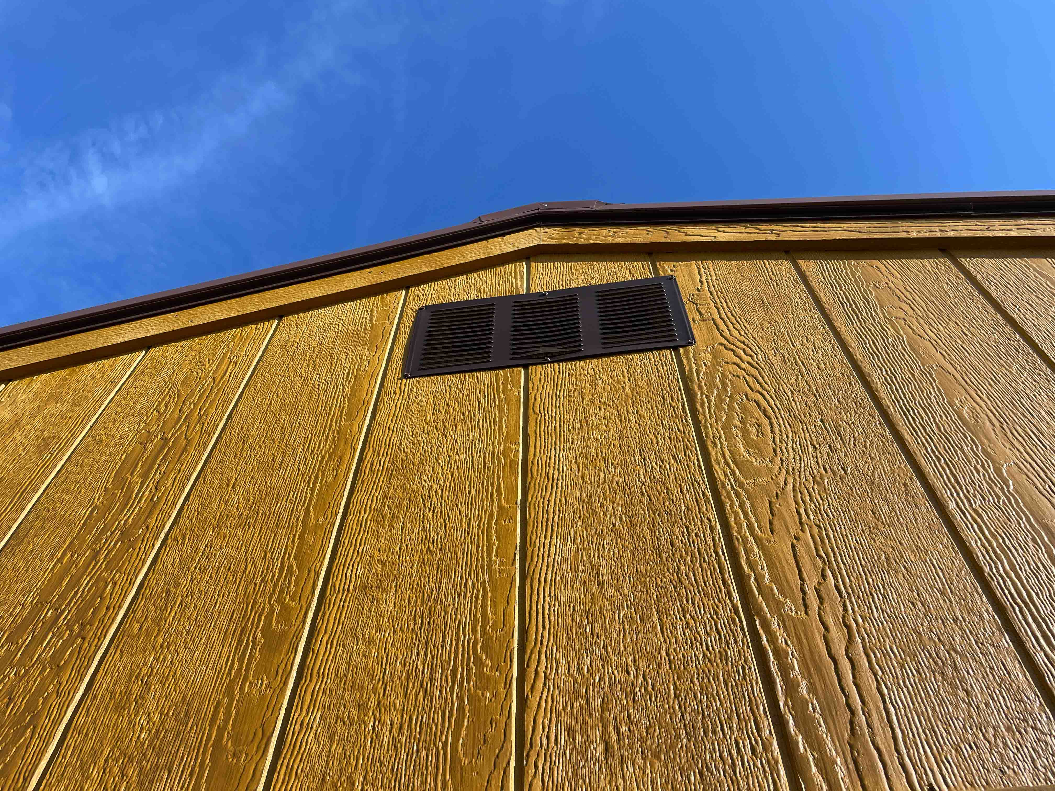10x16 Stained Shed |10x16 Executive Stained Barn Locked