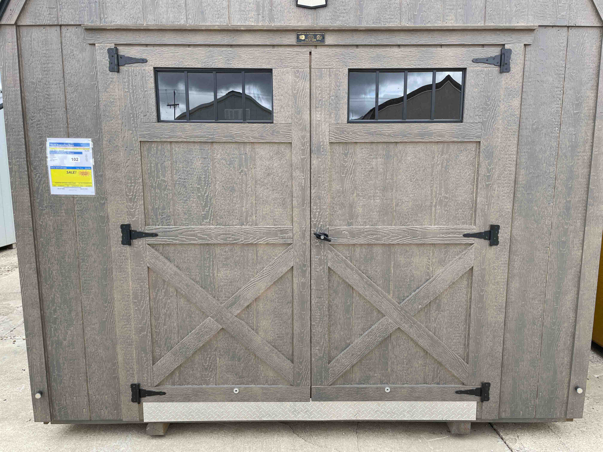 Stained Sheds | 10x20 Executive Stained Barn