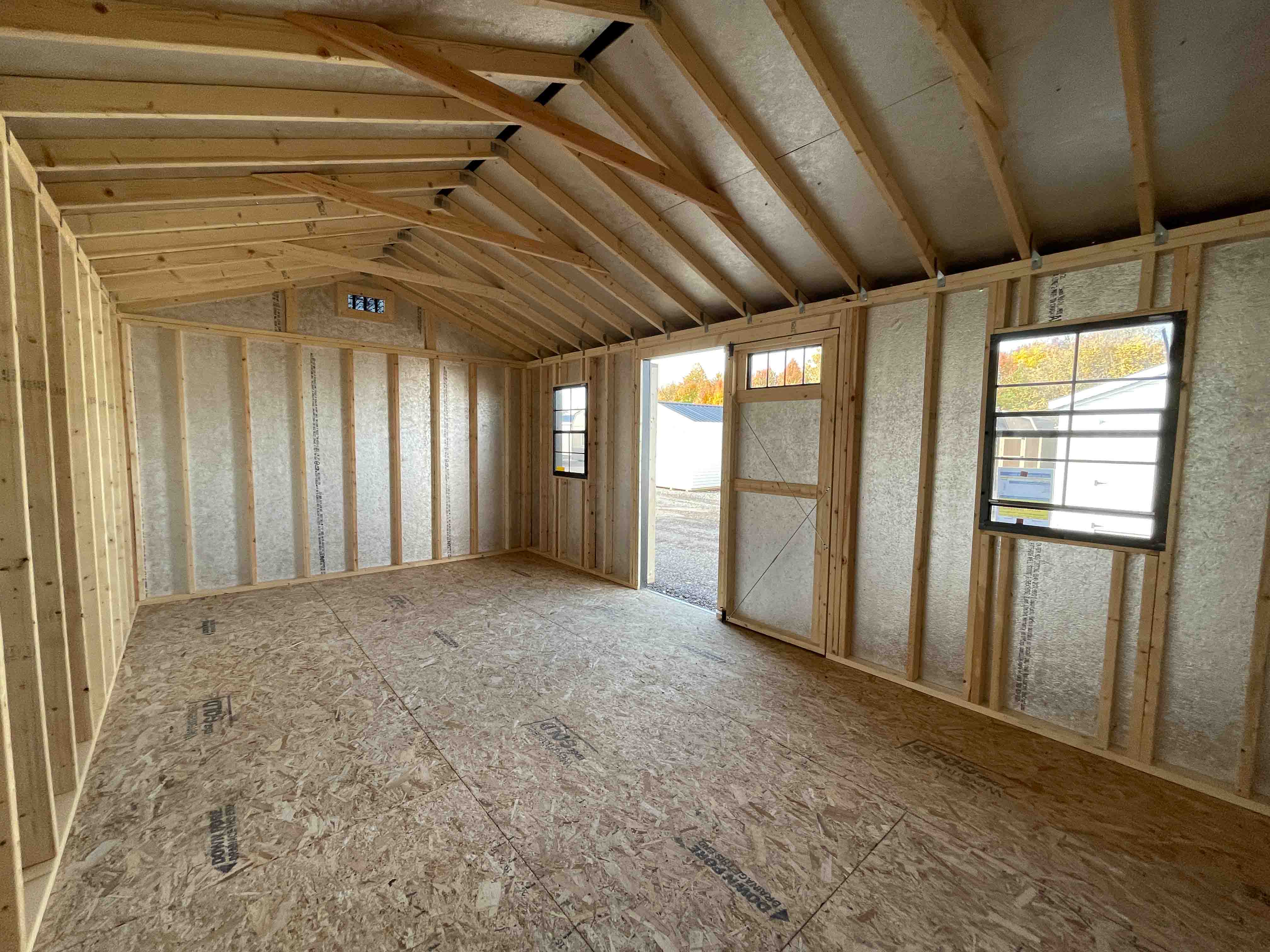 12x20 Executive Designer Shed | Windows With Stained Shed