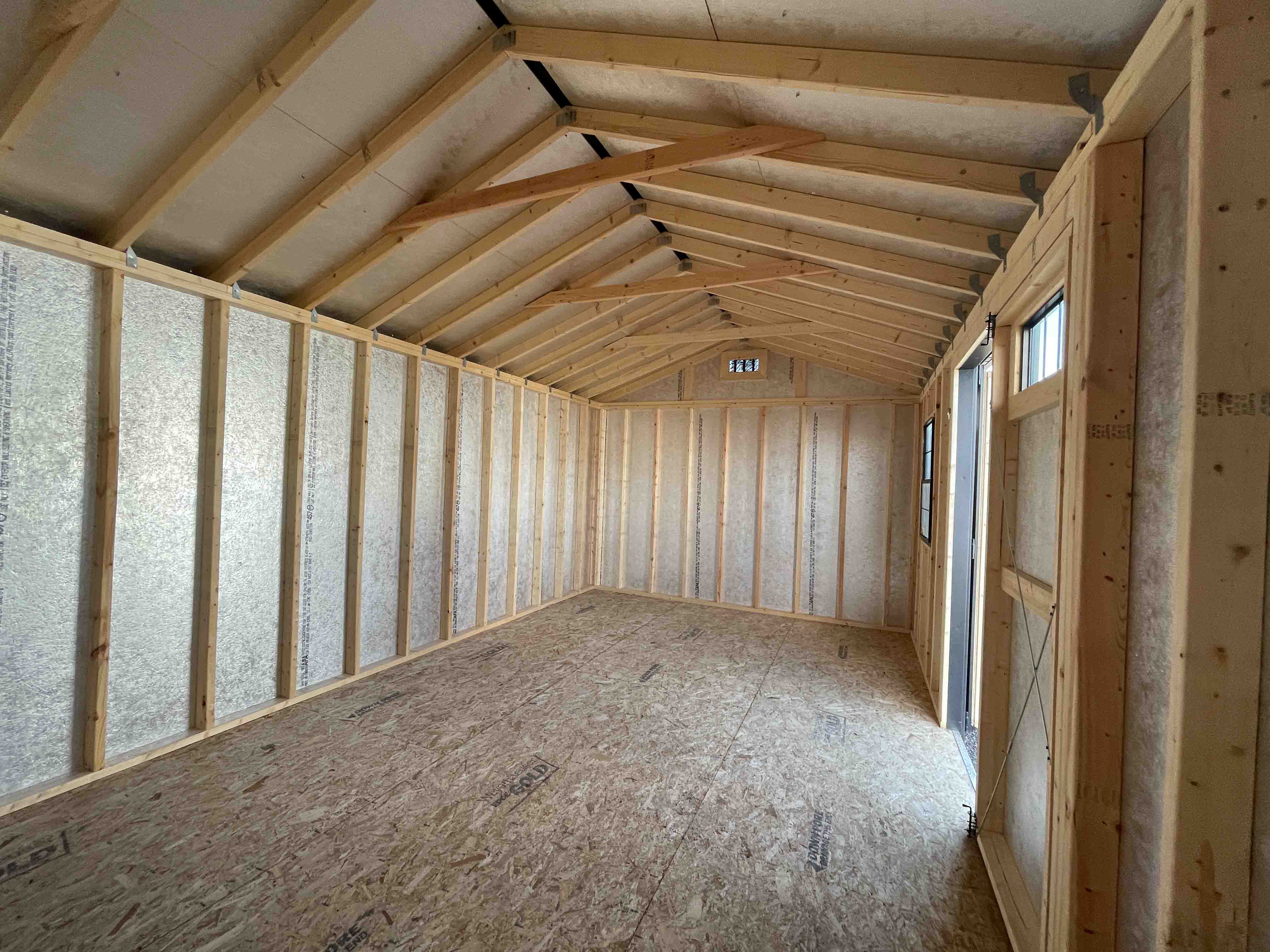 12x20 Executive Designer Shed | Windows With Stained Shed