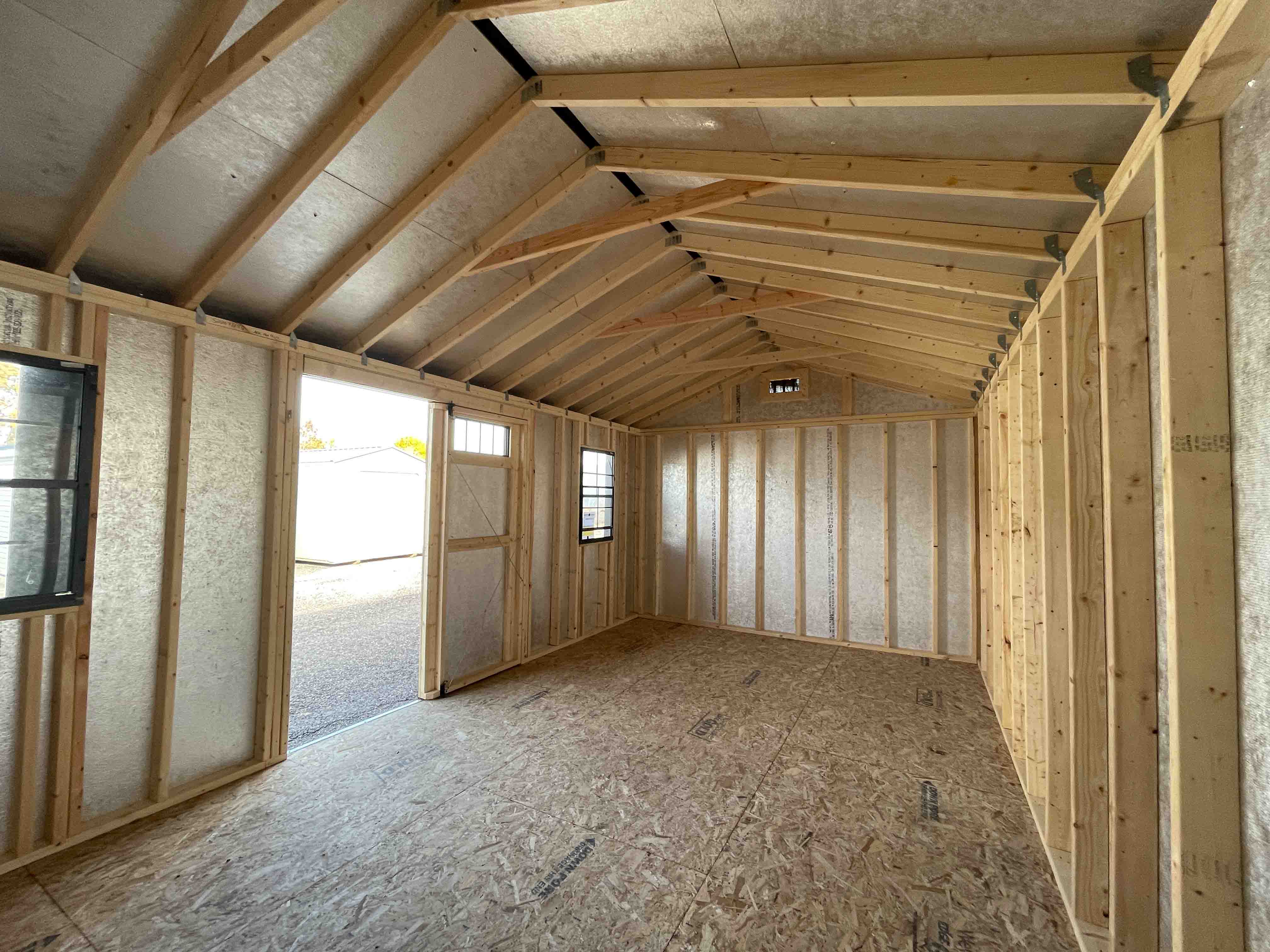 12x20 Executive Designer Shed | Windows With Stained Shed