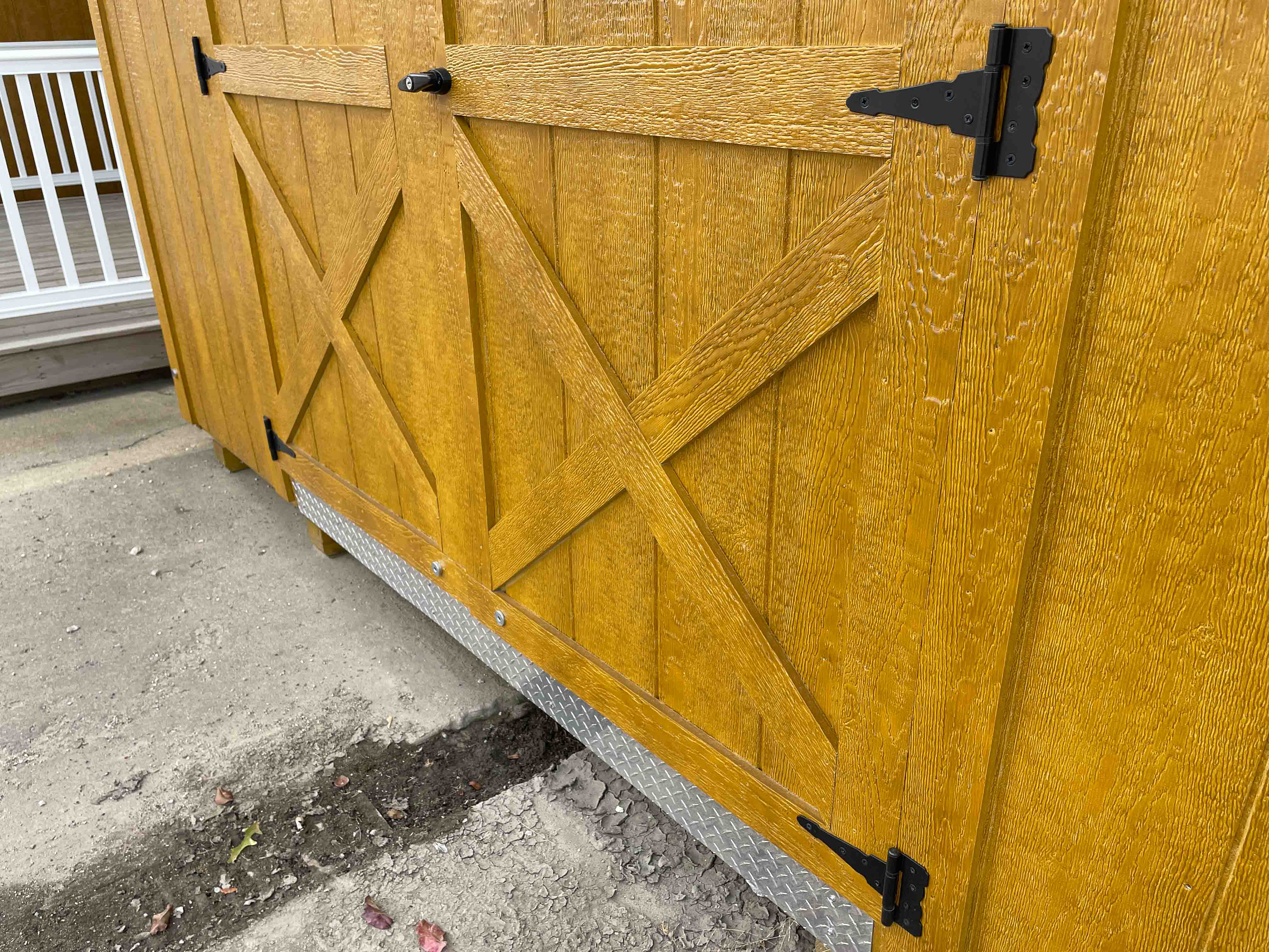Wood Crafted | 12x24 Executive Stained Barn Shed