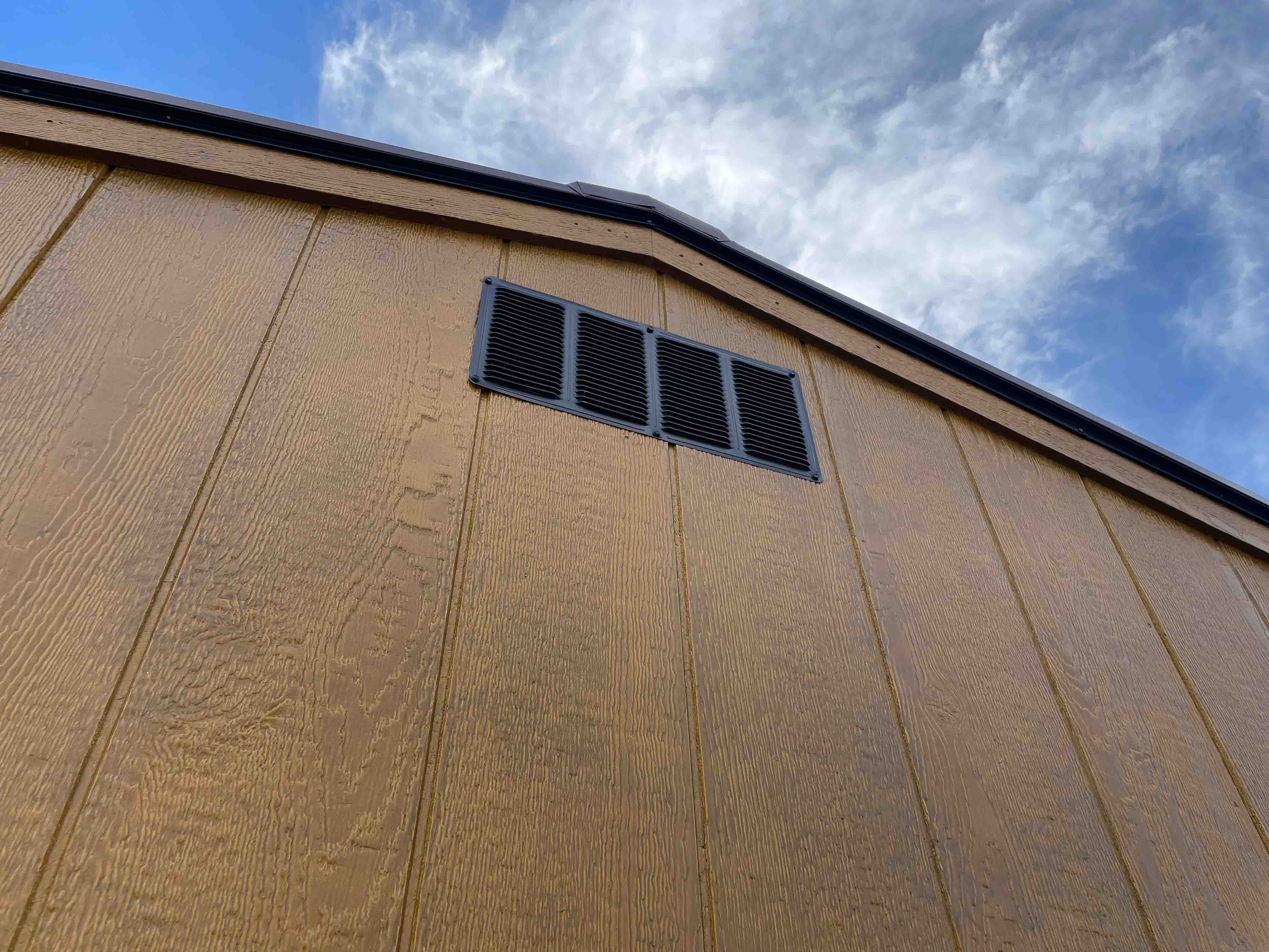 Wood Crafted | 12x24 Executive Stained Barn Shed