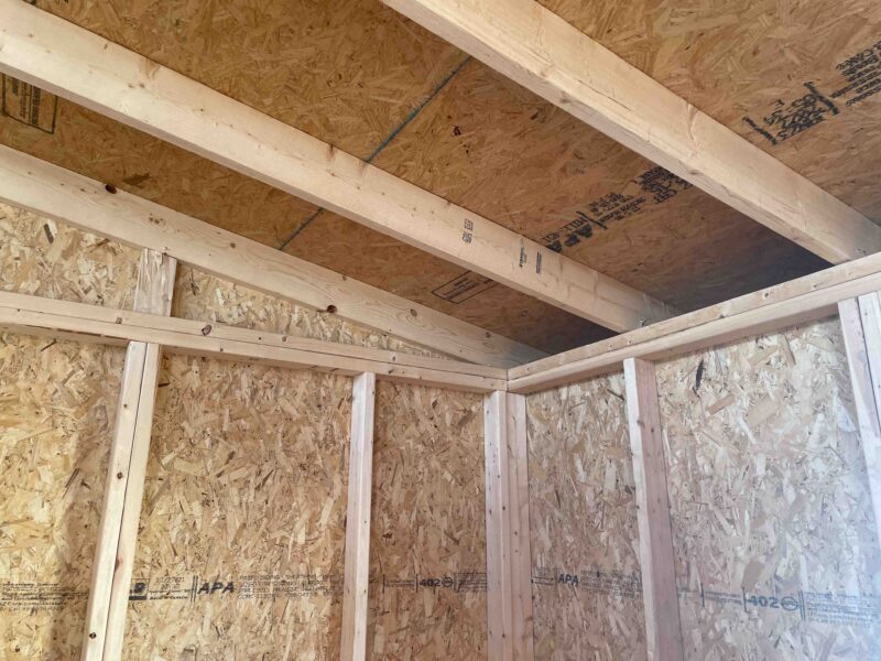 Double Door Garage Shed | 10x24 2 Car Garage