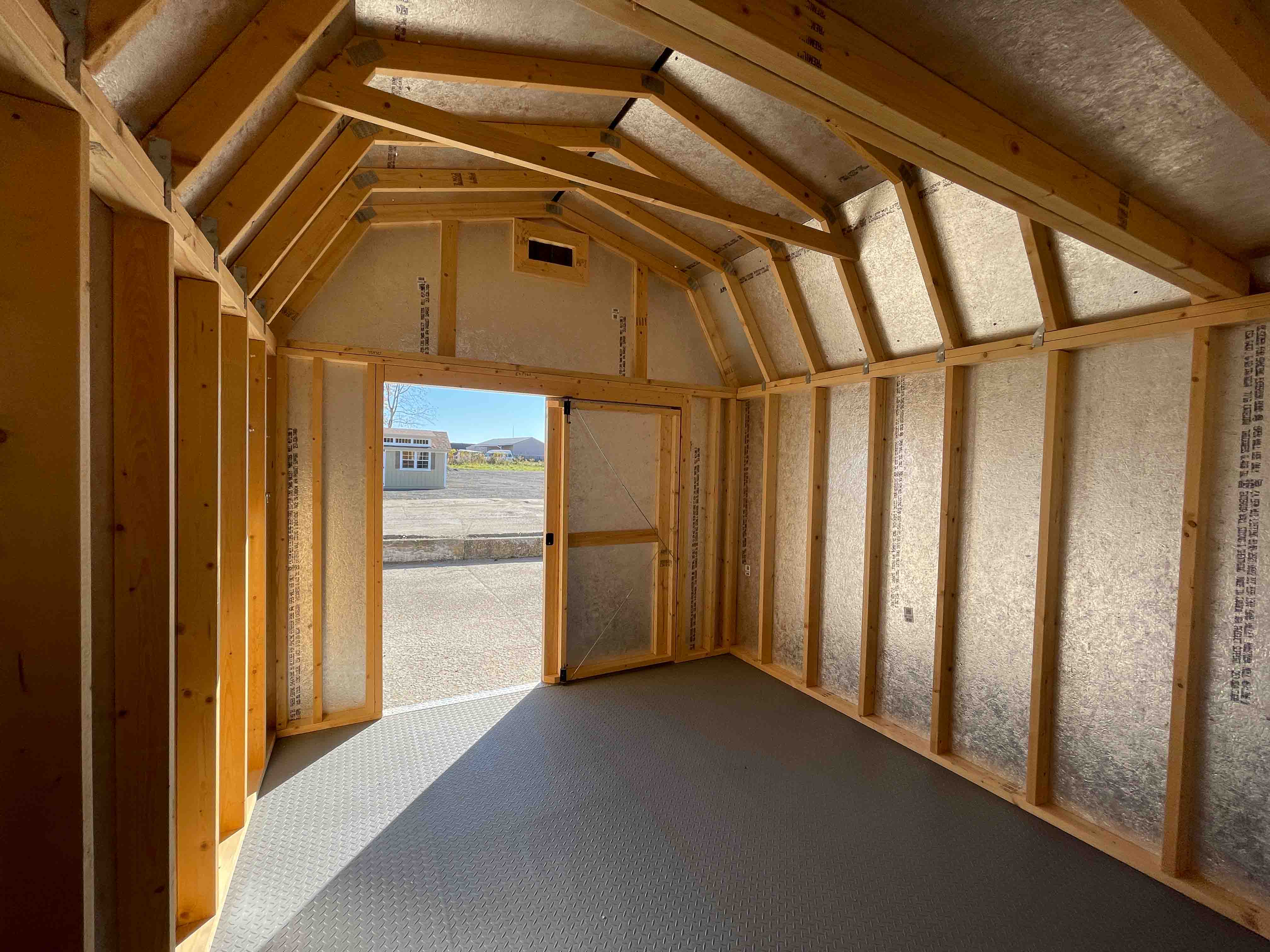 10x12 Executive Stained Barn - Hartville Outdoor Products