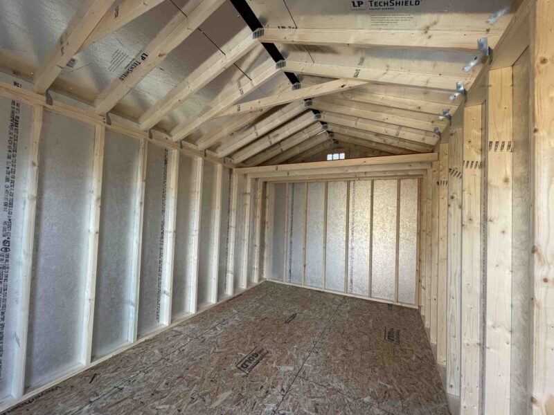 Red Painted Shed | 10x16 Executive Painted Shed