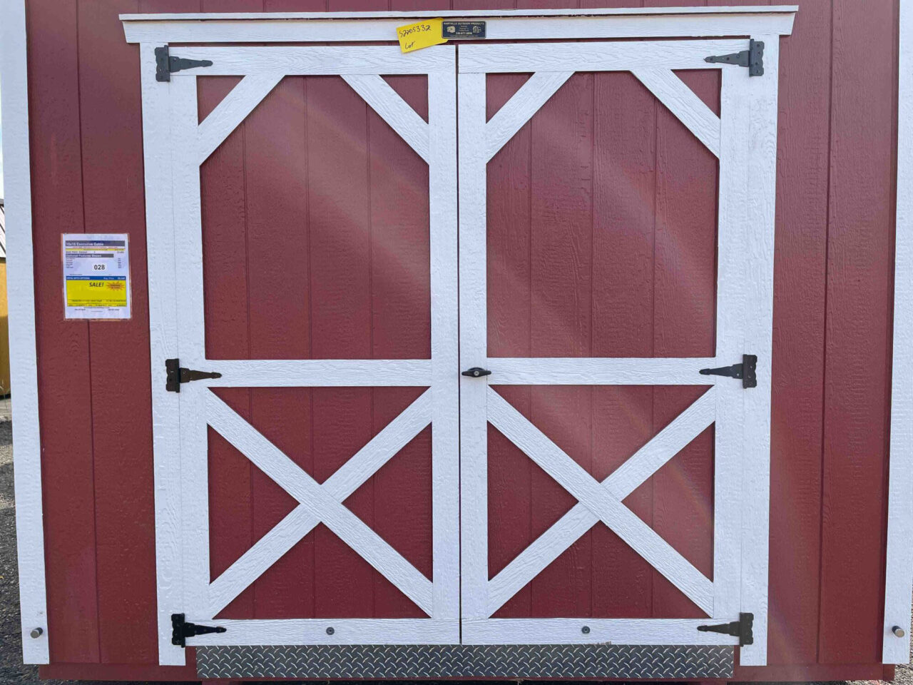 Red Painted Shed | 10x16 Executive Painted Shed