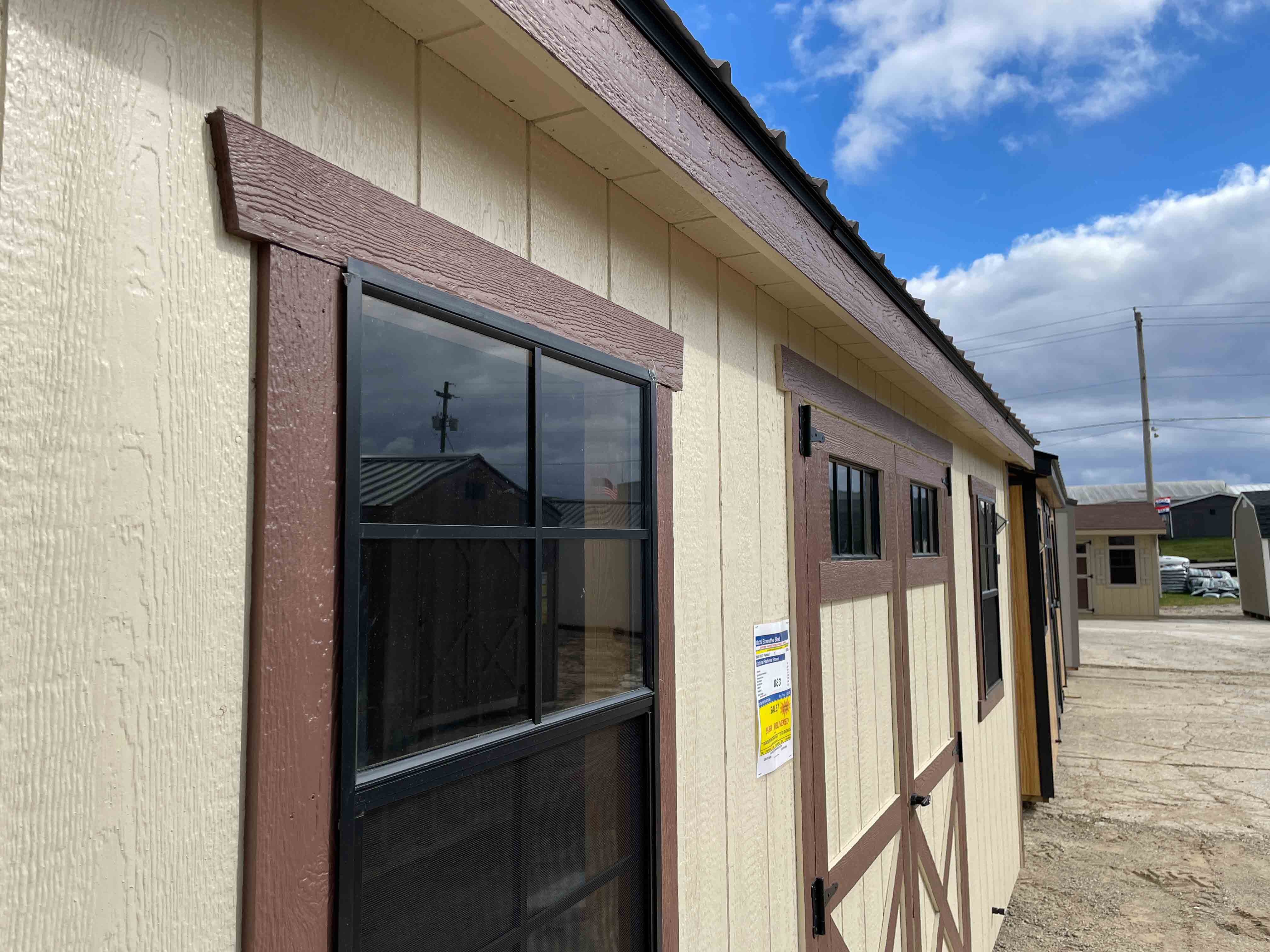 Shed With Electric | 10x20 Executive Painted Shed