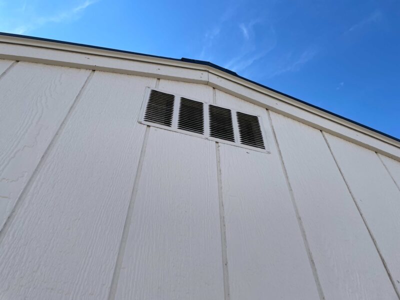 White Barn | 10x12 Executive Painted Barn