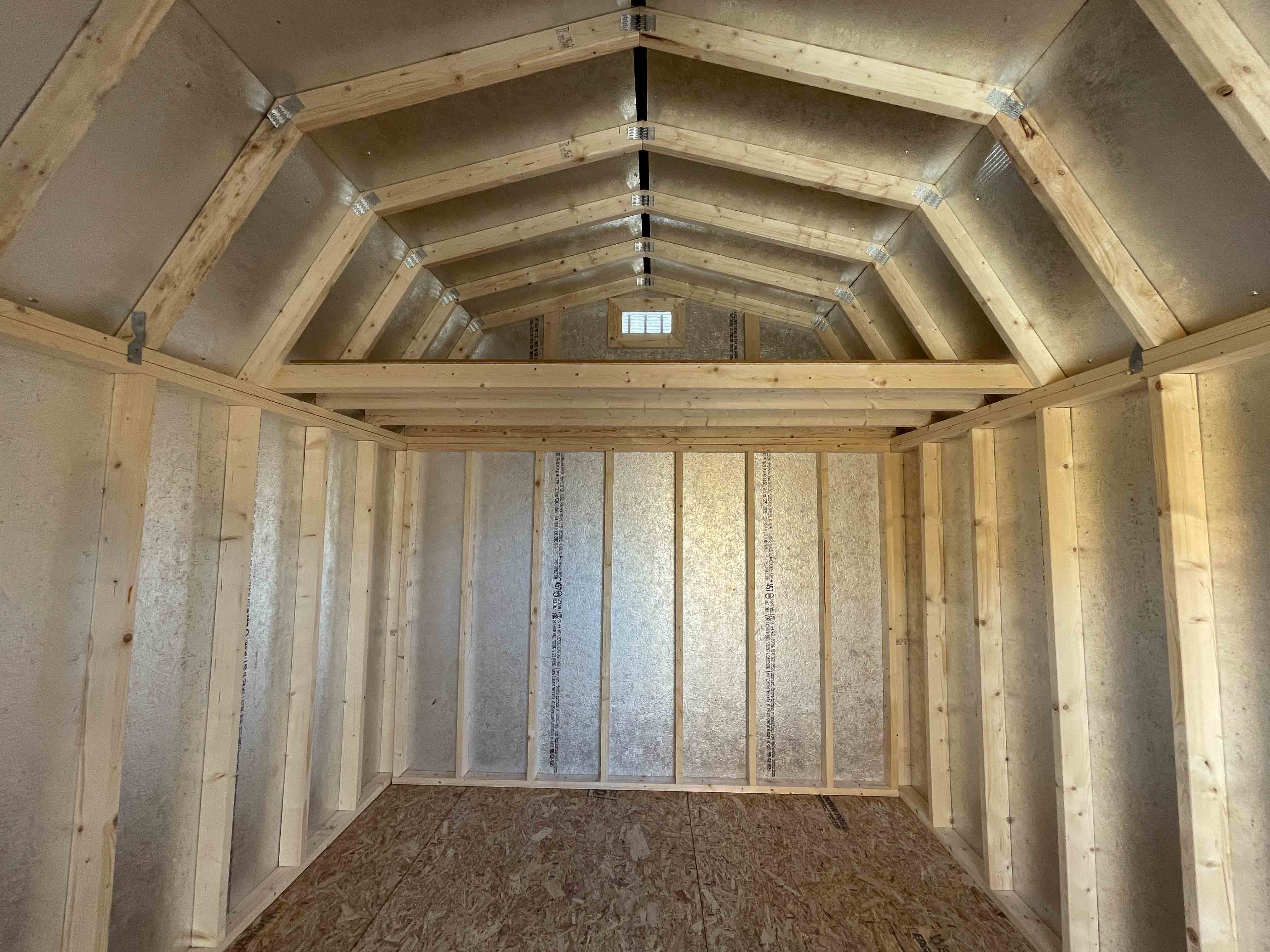 White Barn | 10x12 Executive Painted Barn