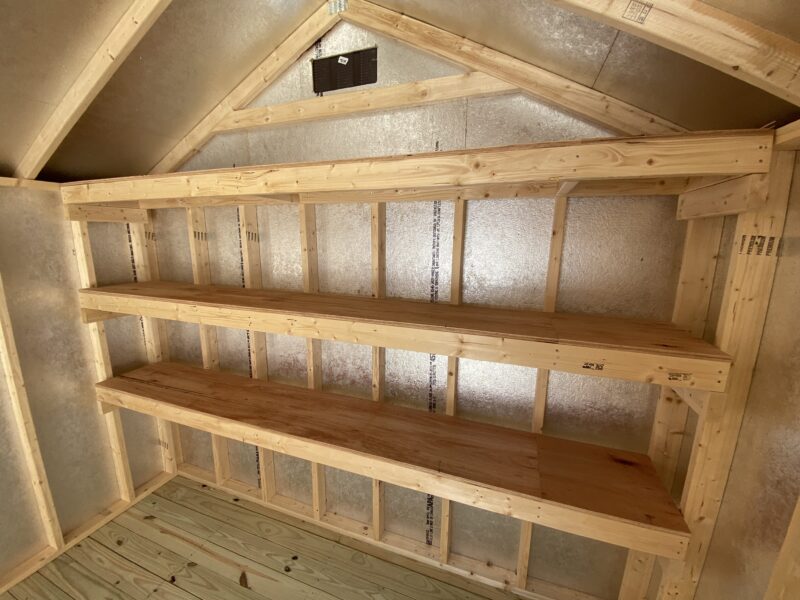 12x16 Wood Shed 12x16 HOP Platinum Shed