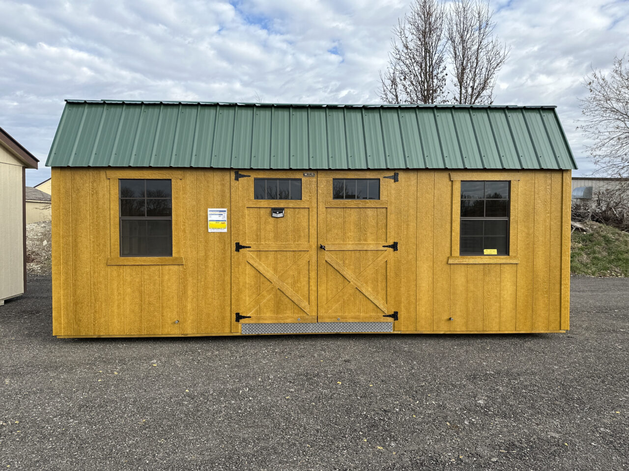 10x20 Executive Stained Barn - Hartville Outdoor Products