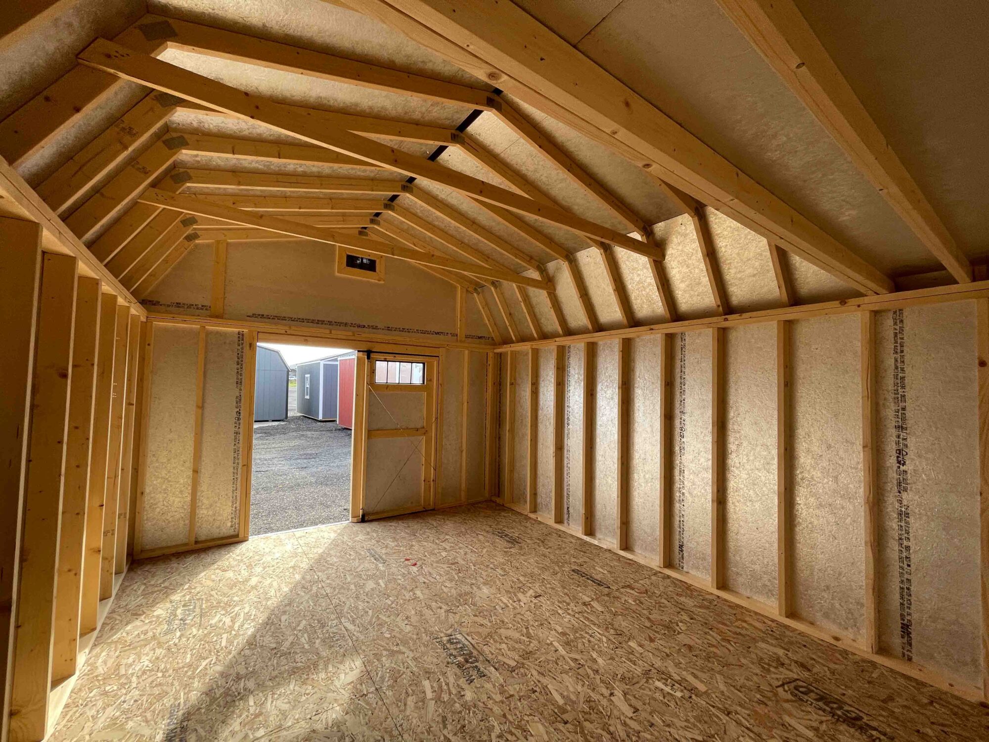 Monitor Barn |12x16 Executive Designer Barn With Overhang
