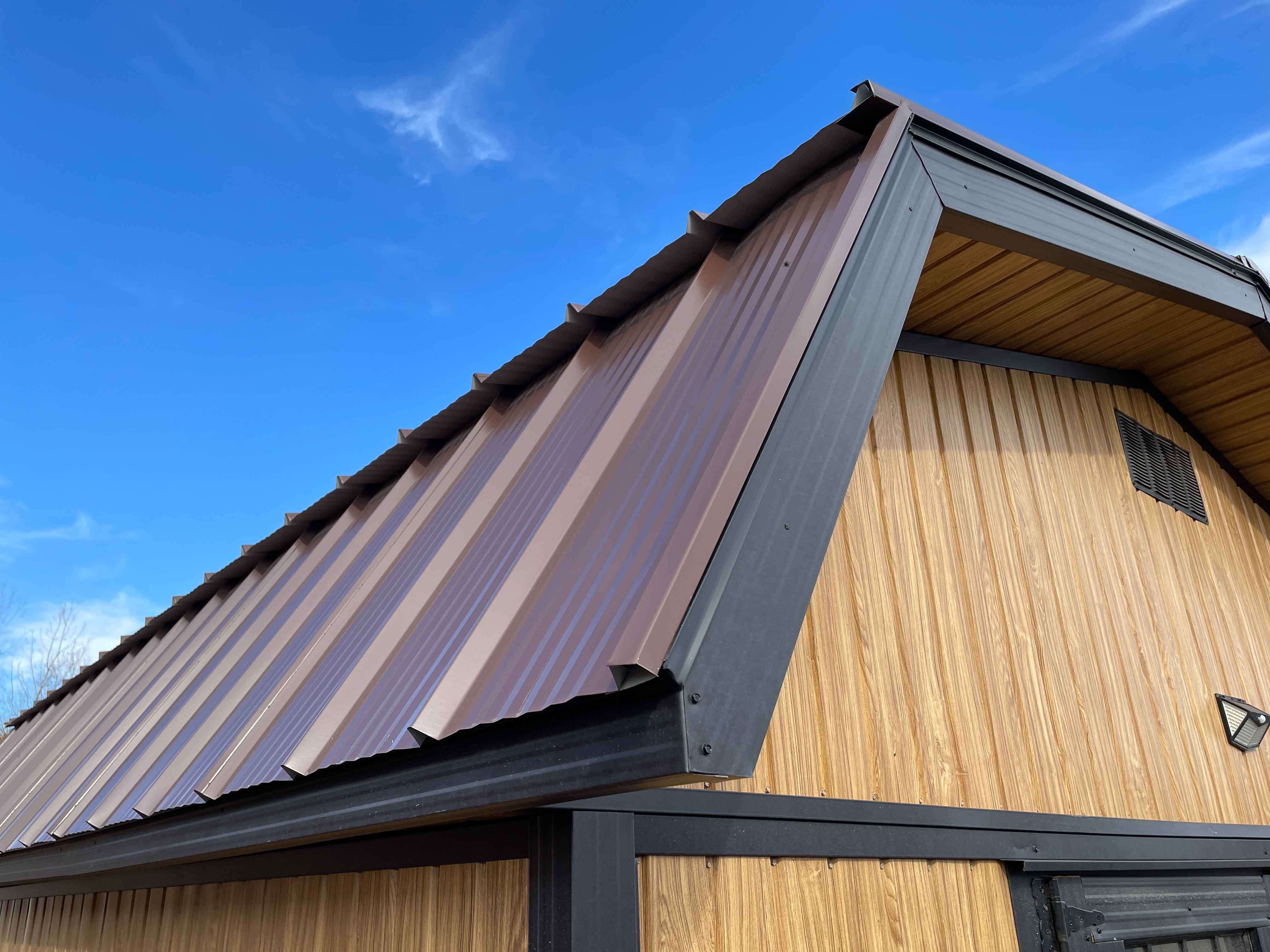 Monitor Barn |12x16 Executive Designer Barn With Overhang