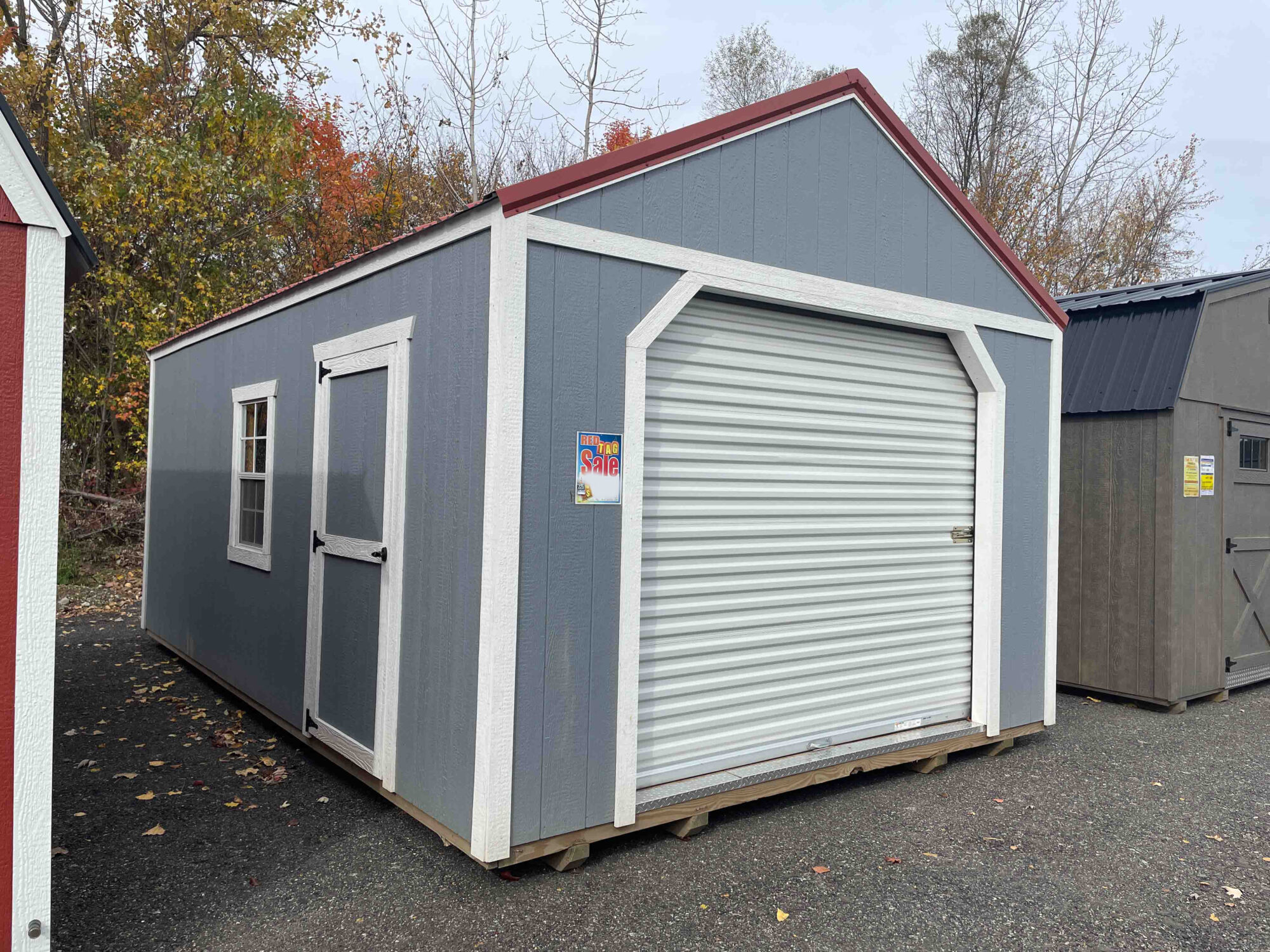 Prebuilt Garage | 12x20 Utility Roll-up/Signature Garage