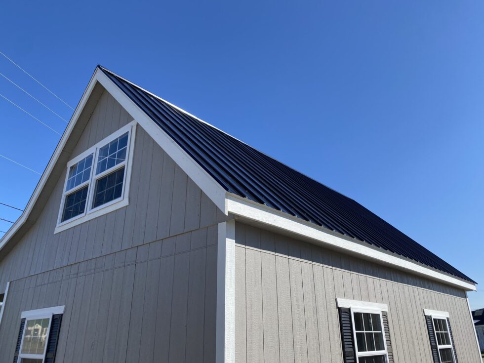 Two Story Shed With Balcony | 16x24 2-Story Gable