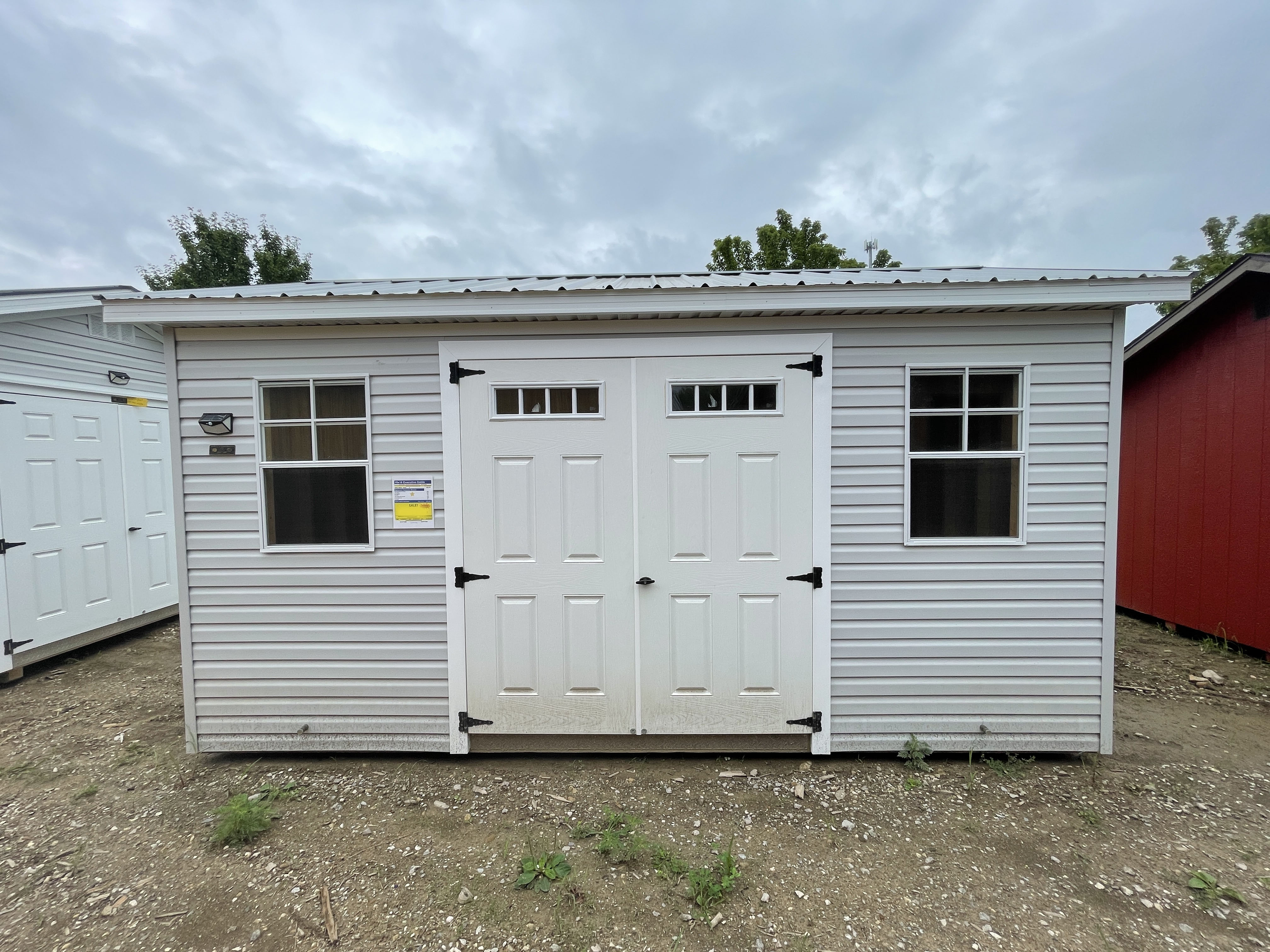 Shed With Double Doors | 10x16 Executive Vinyl Shed