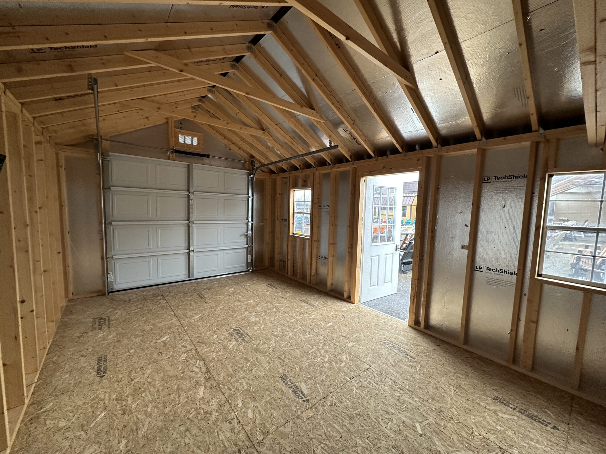 Shed With Garage Door | Hartville Outdoor Products