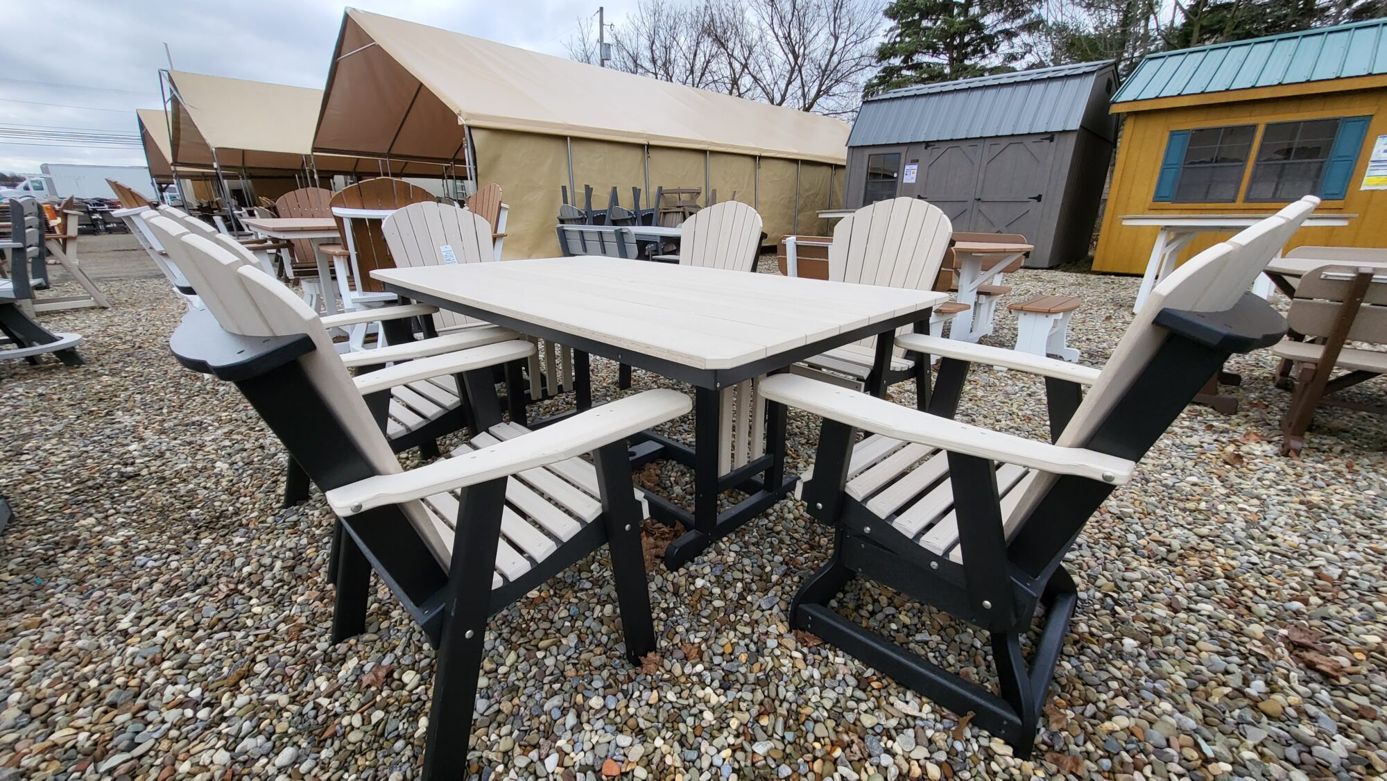 Square Outdoor Dining Table For 6 - Hartville Outdoor Products