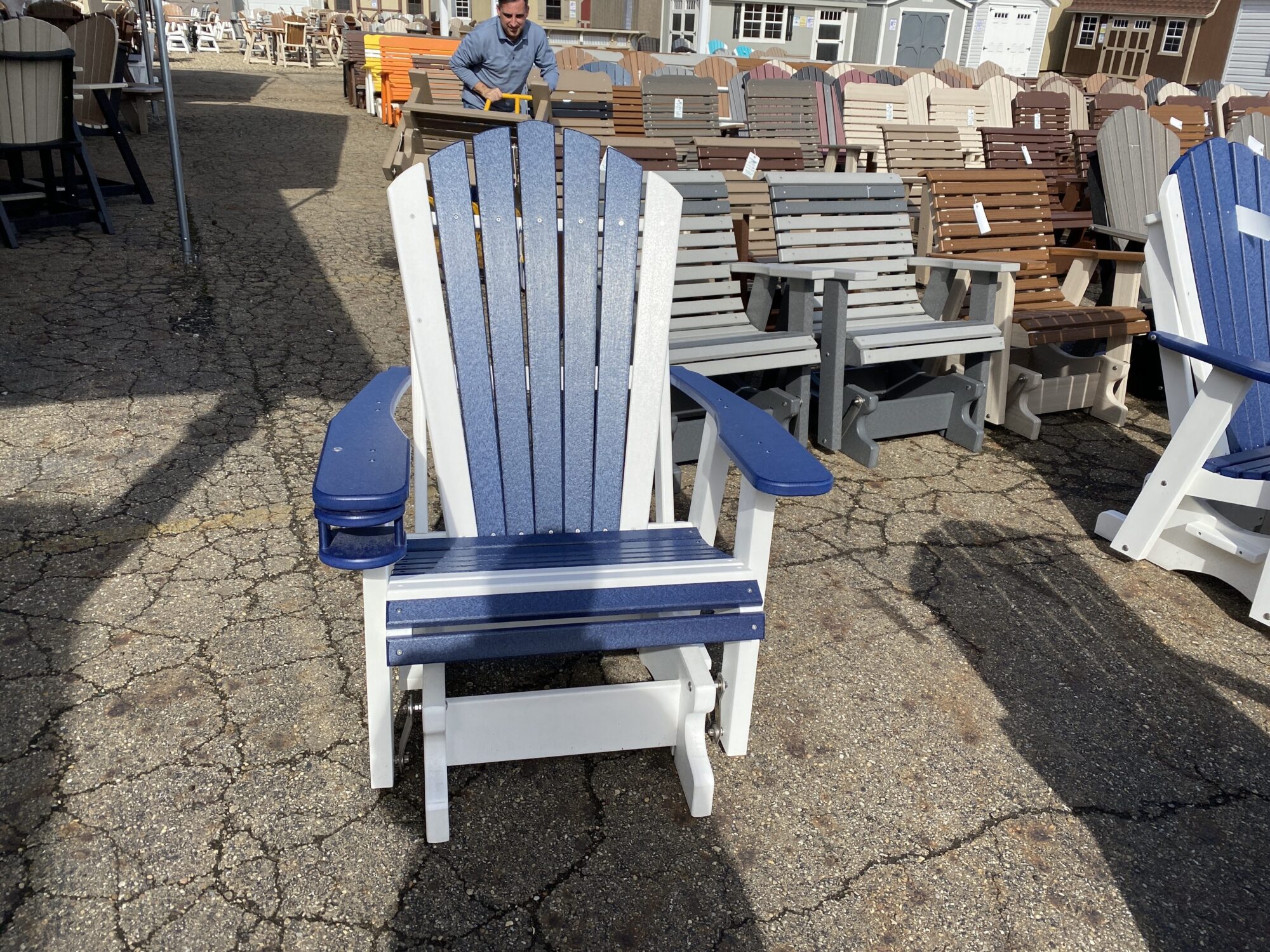 Chair Glides | 2 R.D Glider Blue Glider Chair