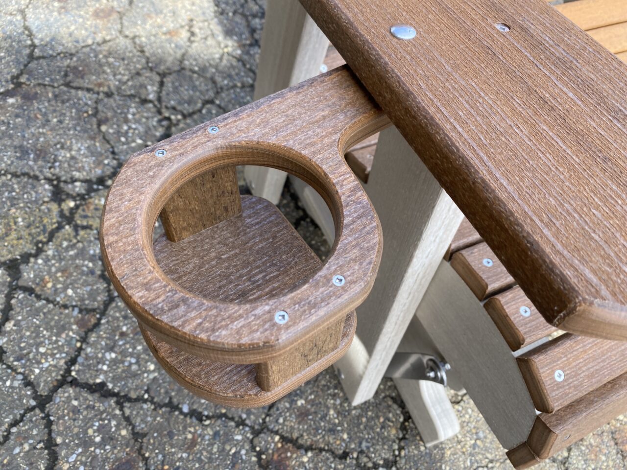 2' High Back Glider Brown - Hartville Outdoor Products