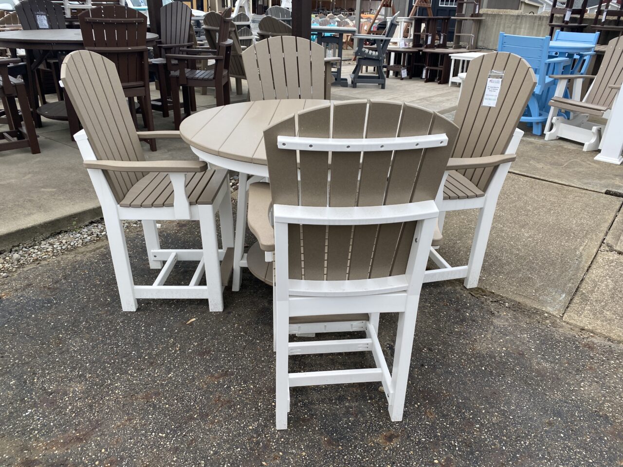 Outdoor Round Table Sets | Pub Table Set With 4 | HOP Furniture