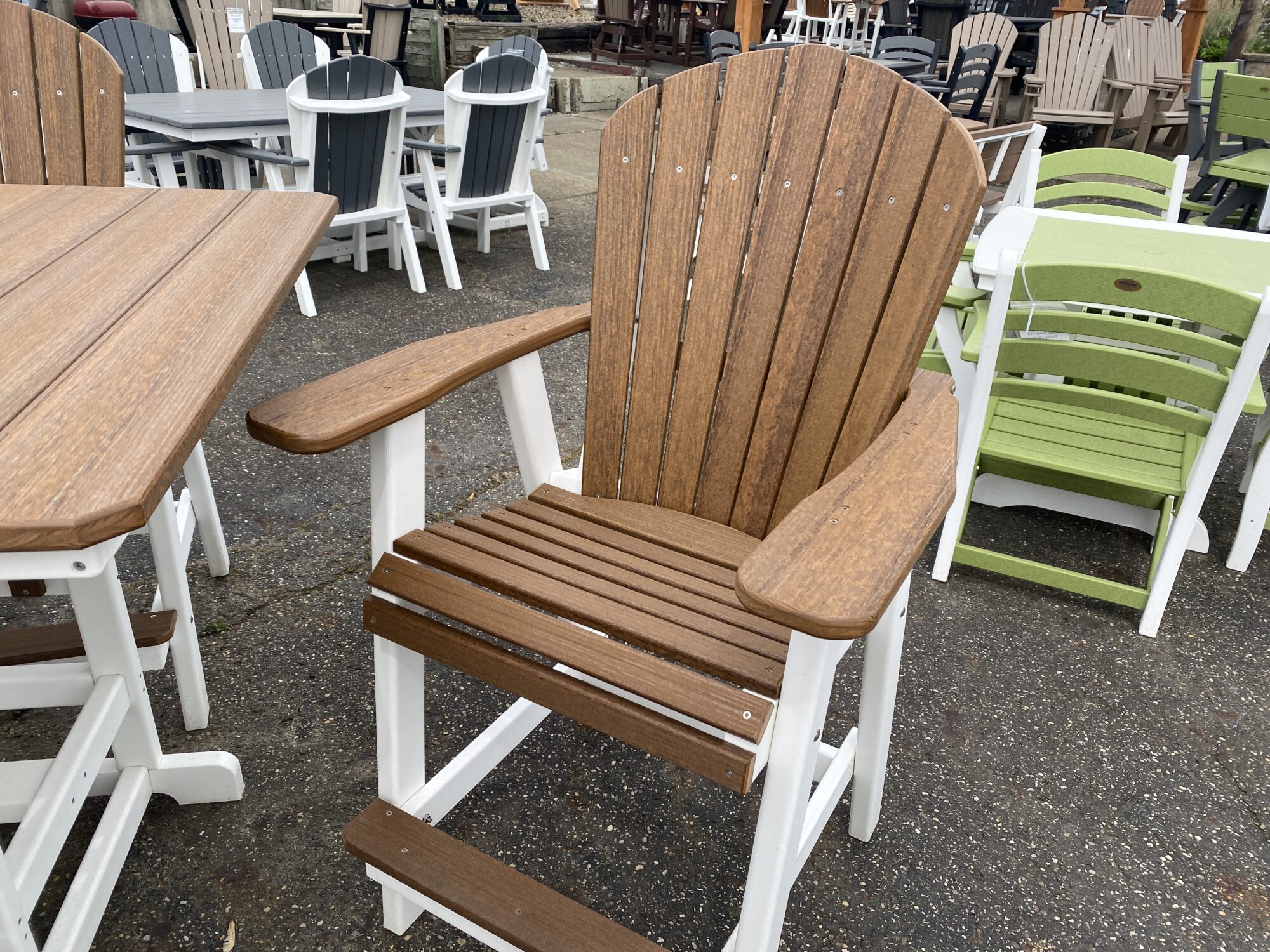 Farmhouse Outdoor Dining Table Set | Outdoor Wooden Table Set