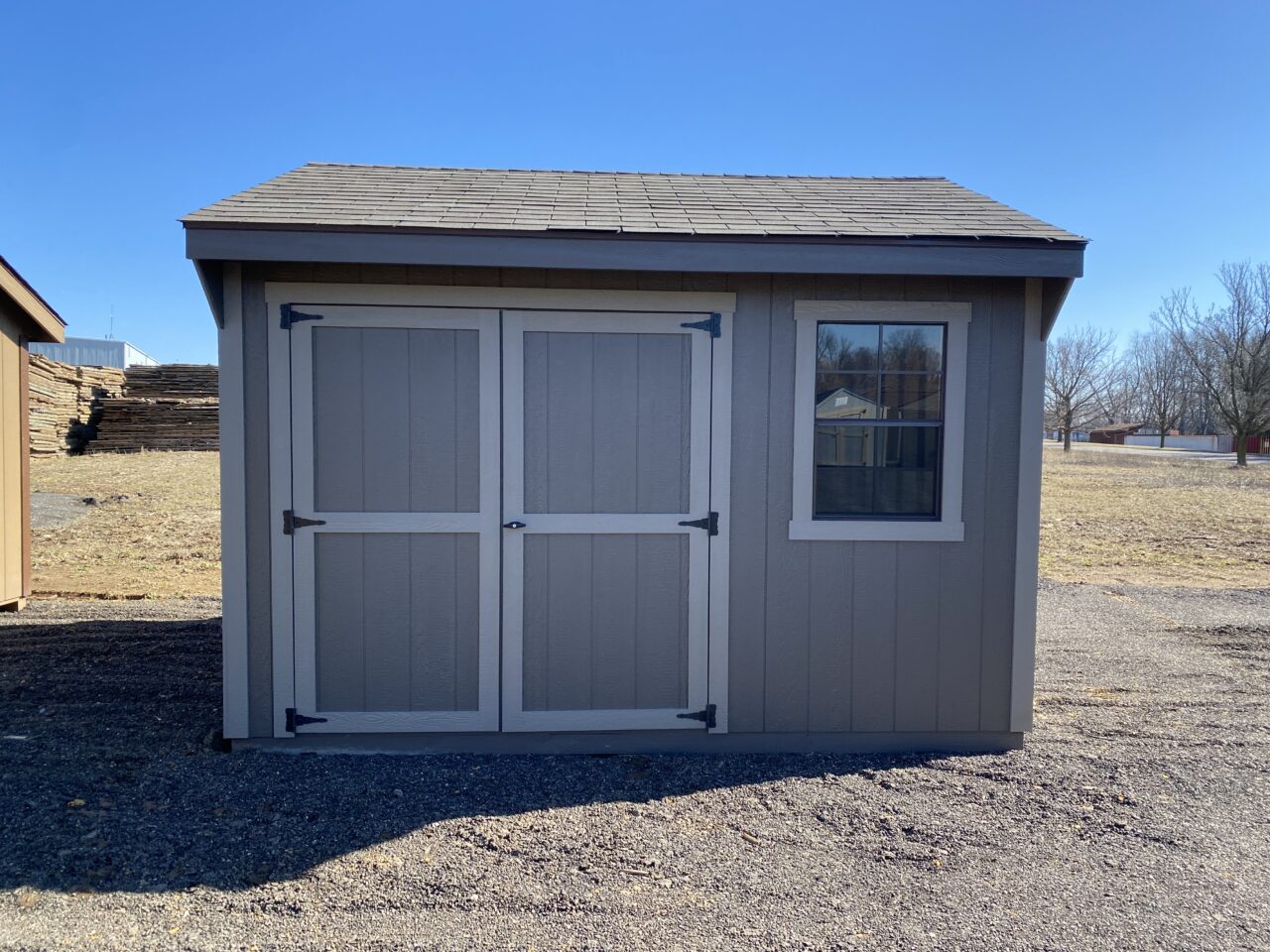 Storage Sheds With Window | 12x12 Shingled Roofing Shed